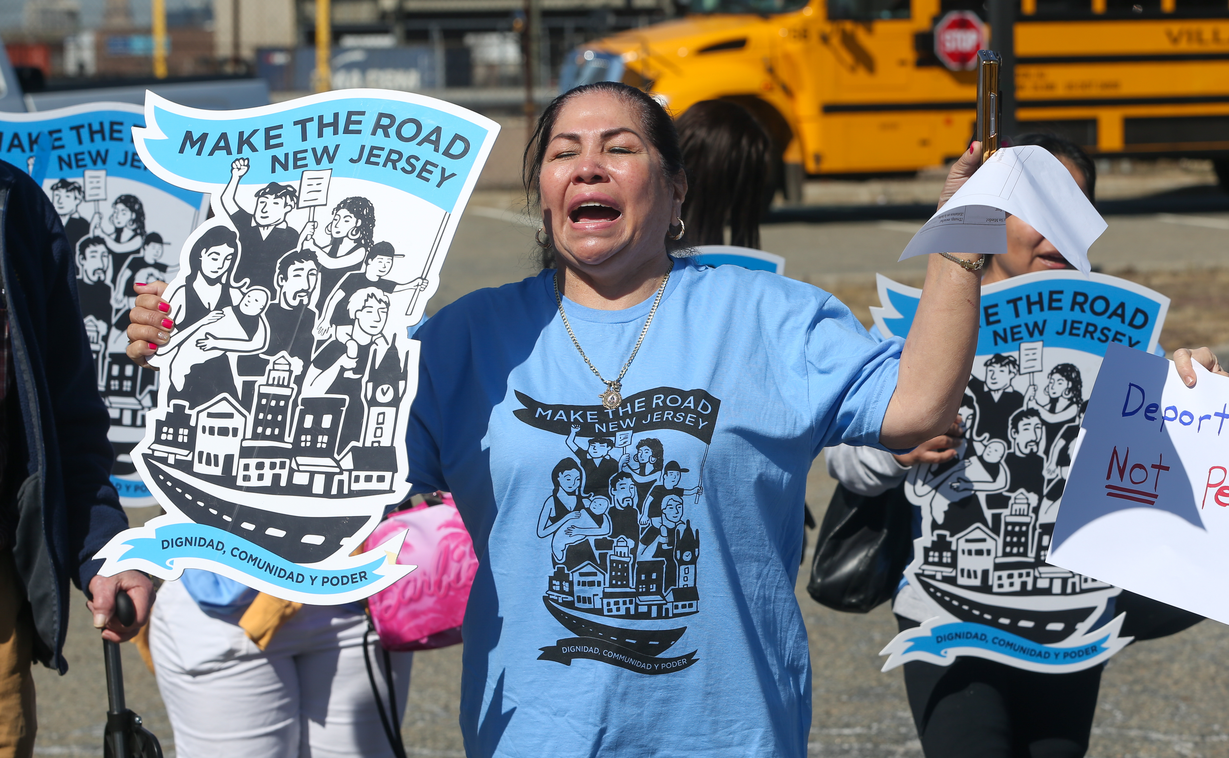 Protest against ICE immigrant detention center - nj.com