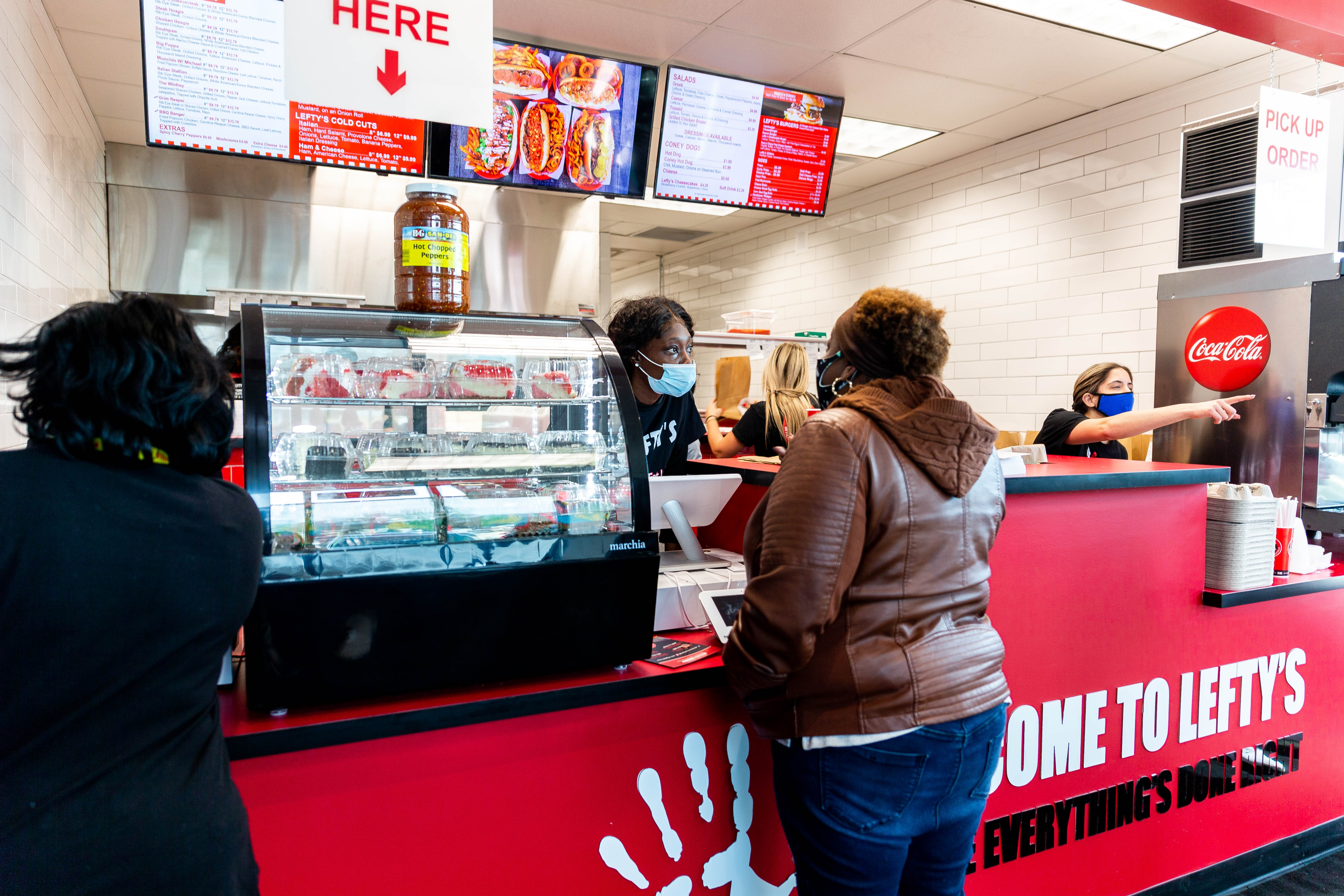 Lefty's Cheesesteaks celebrates the grand opening of their Flint ...