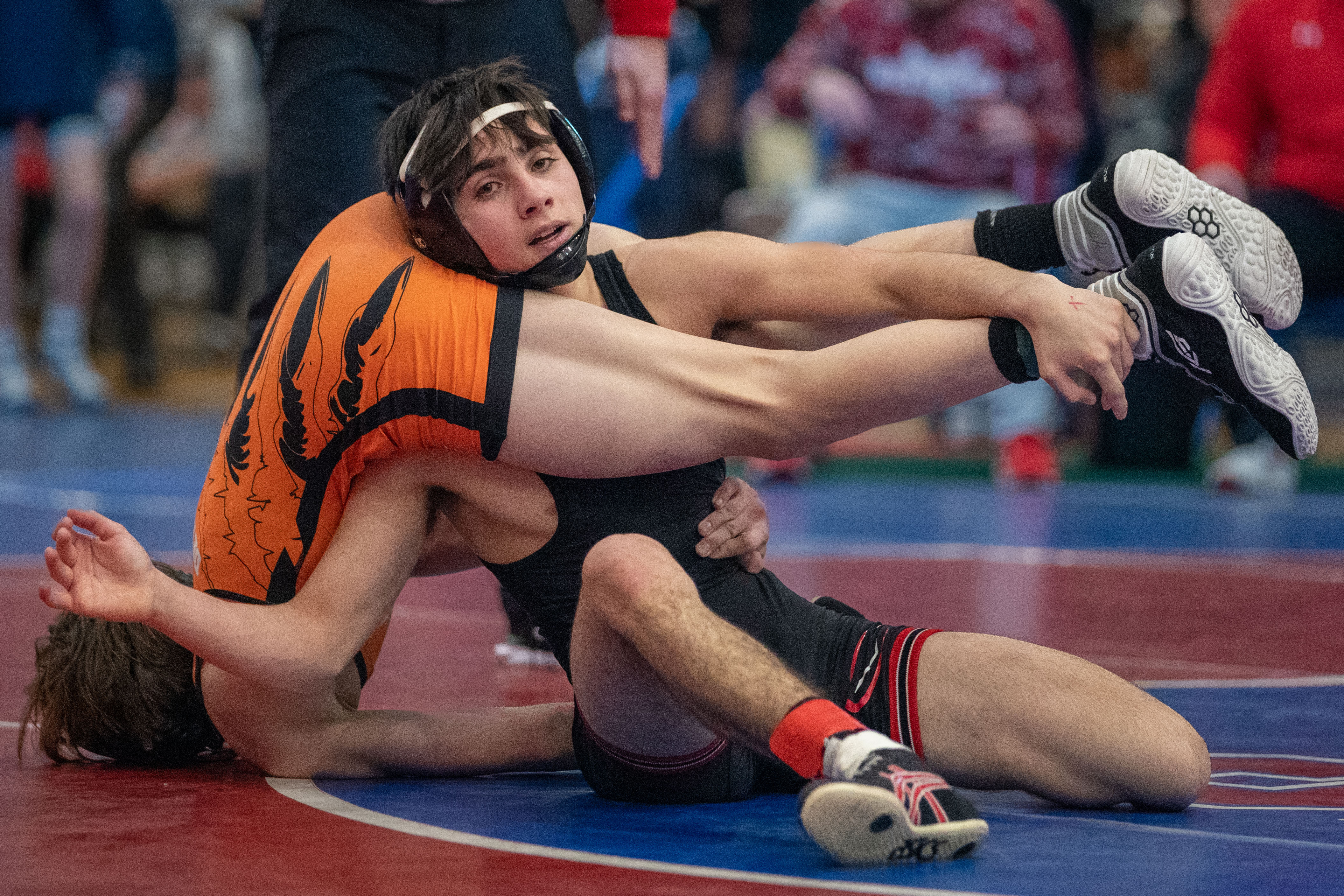 The 2023 District 3, 3A wrestling quarterfinals at Spring Grove High ...