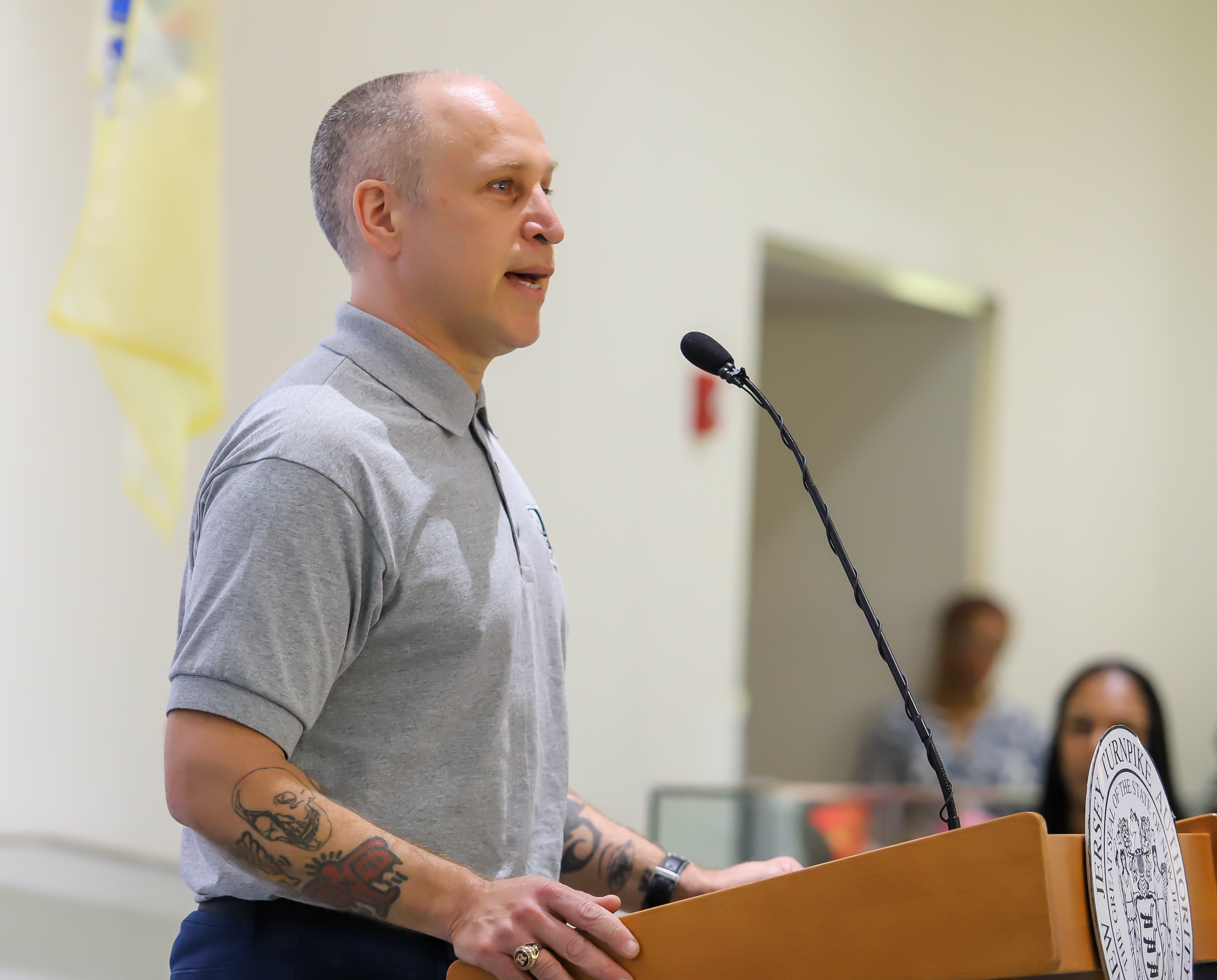 Wall of Honor Ceremony was held for Jonathan Proctor, a NJ Turnpike ...