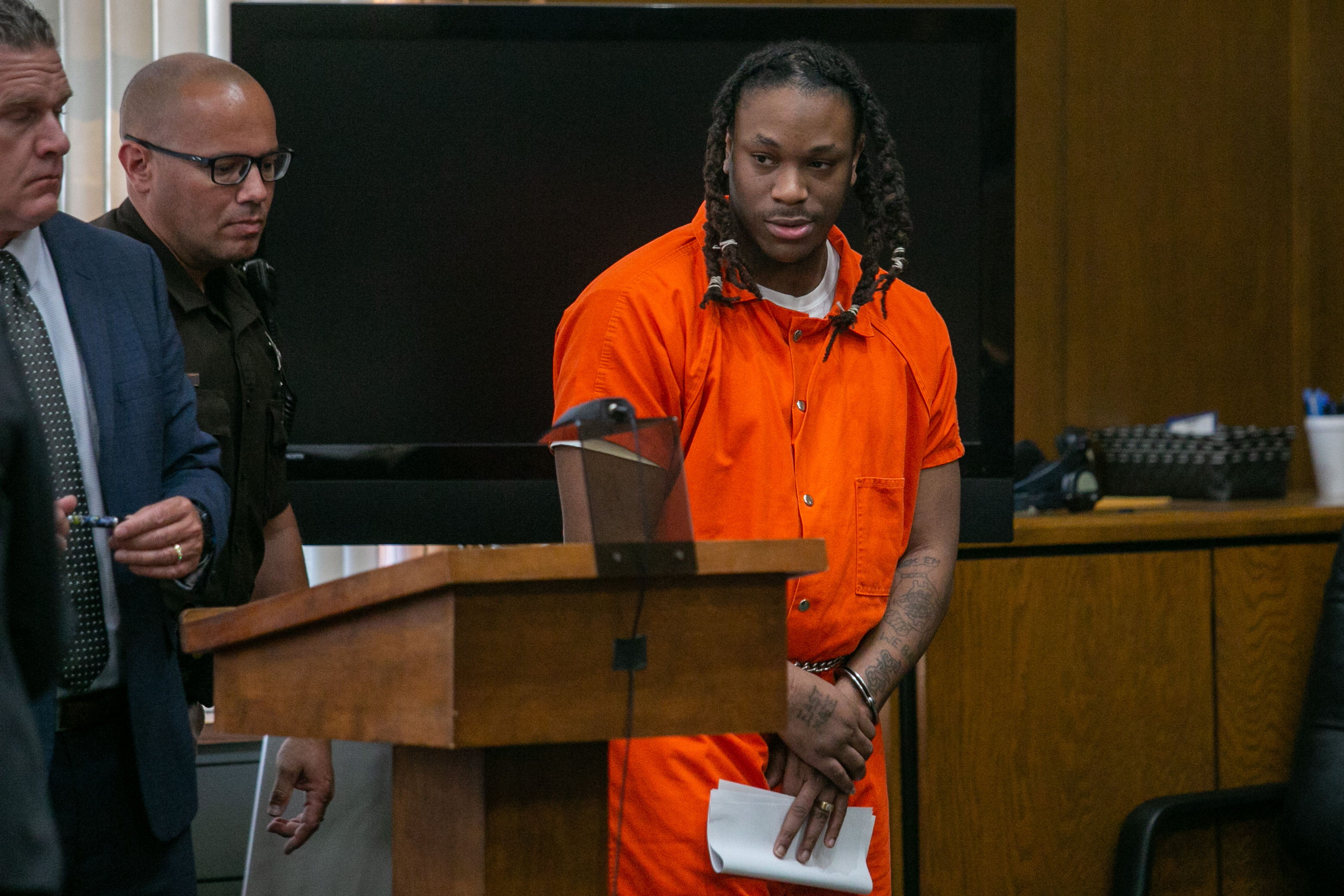 R'Montay Pratcher sentencing at Eighth District Court in Kalamazoo ...