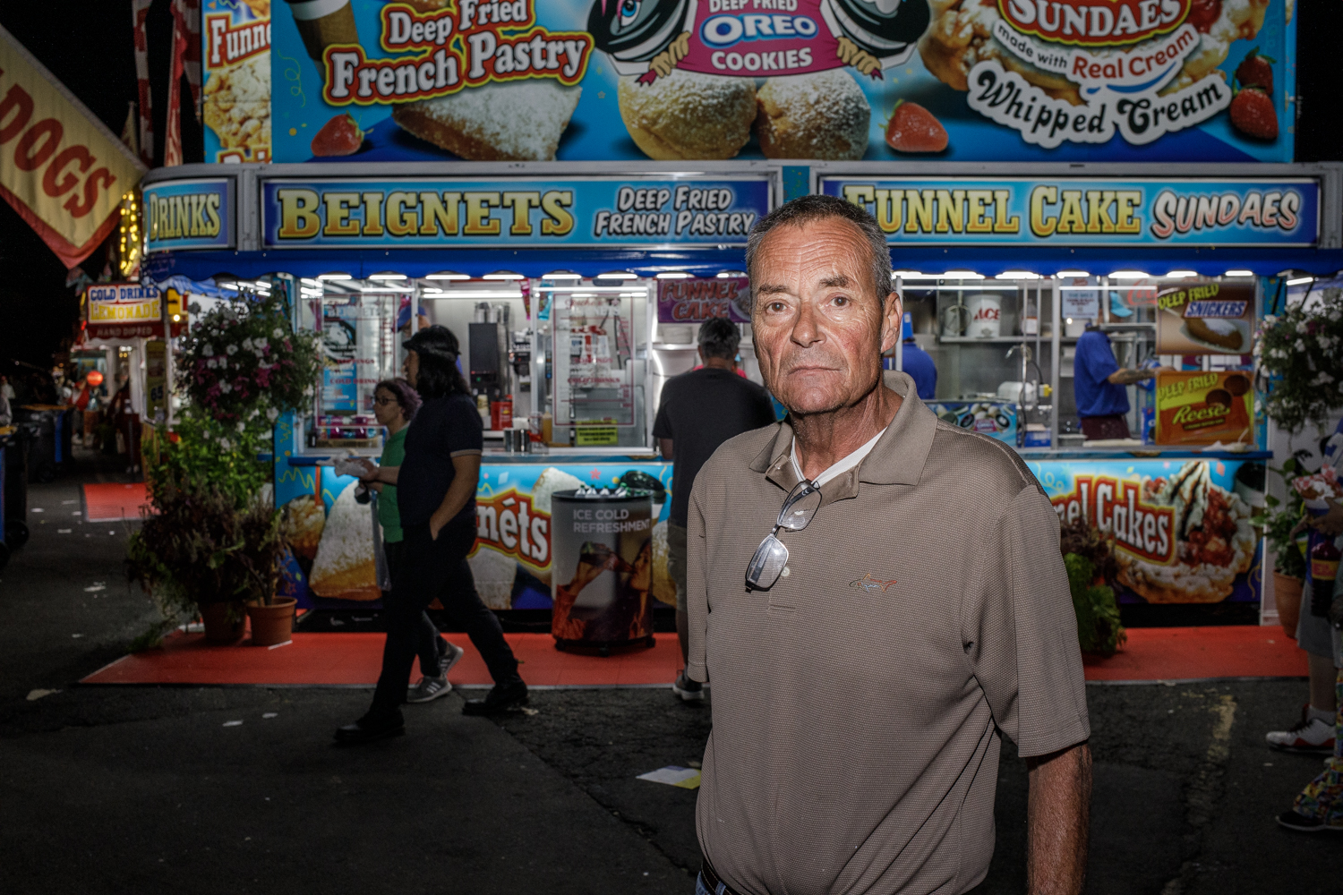 ‘I am where I want to be’; With his stalls at The Big E, Mark Piche ...