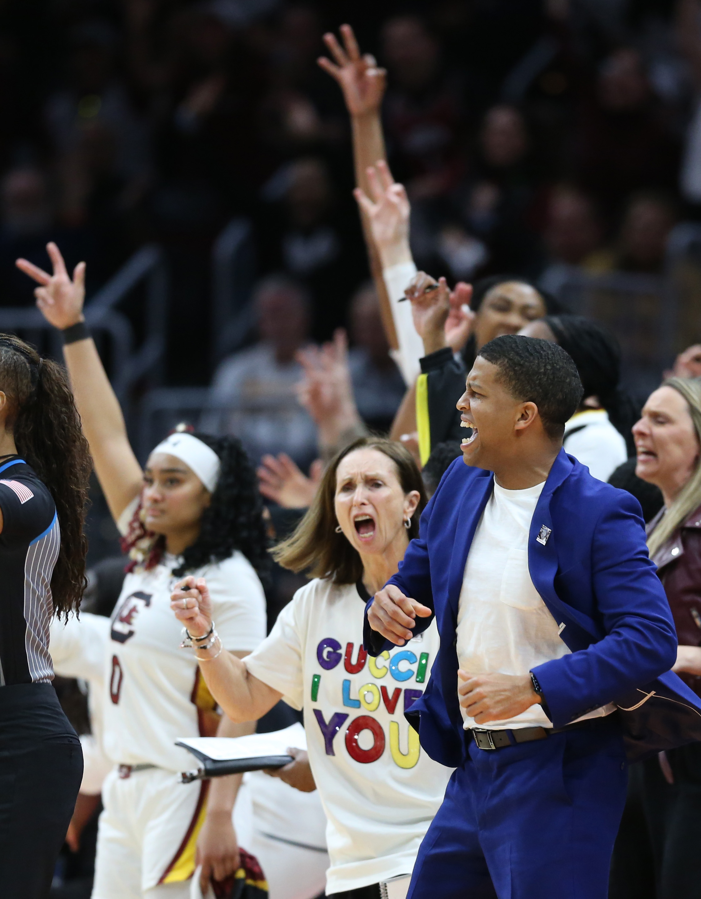Iowa vs. South Carolina in NCAA Women's Final Four championship game ...