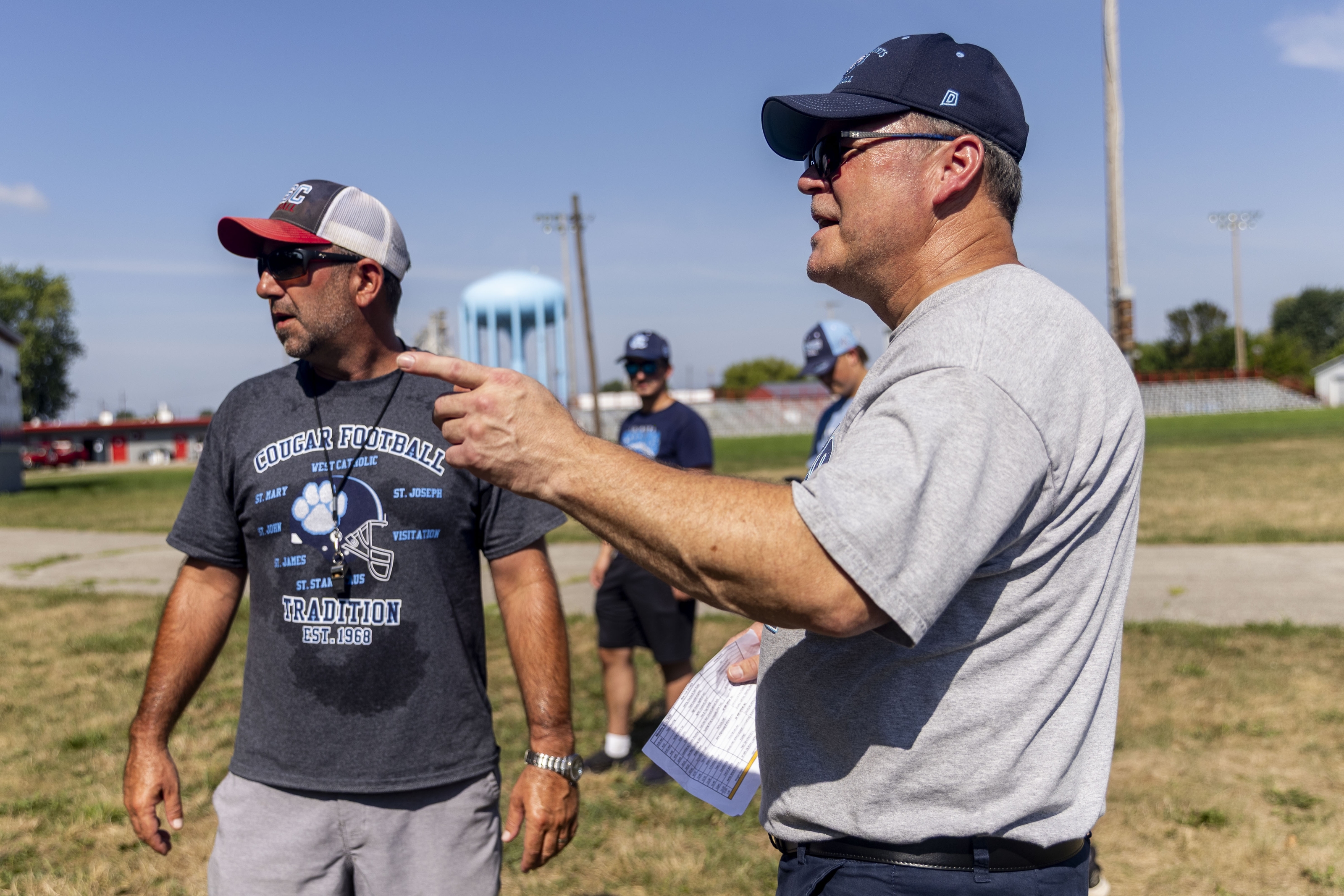 Bay City All Saints run drills, showcase talent in first 2025 football ...