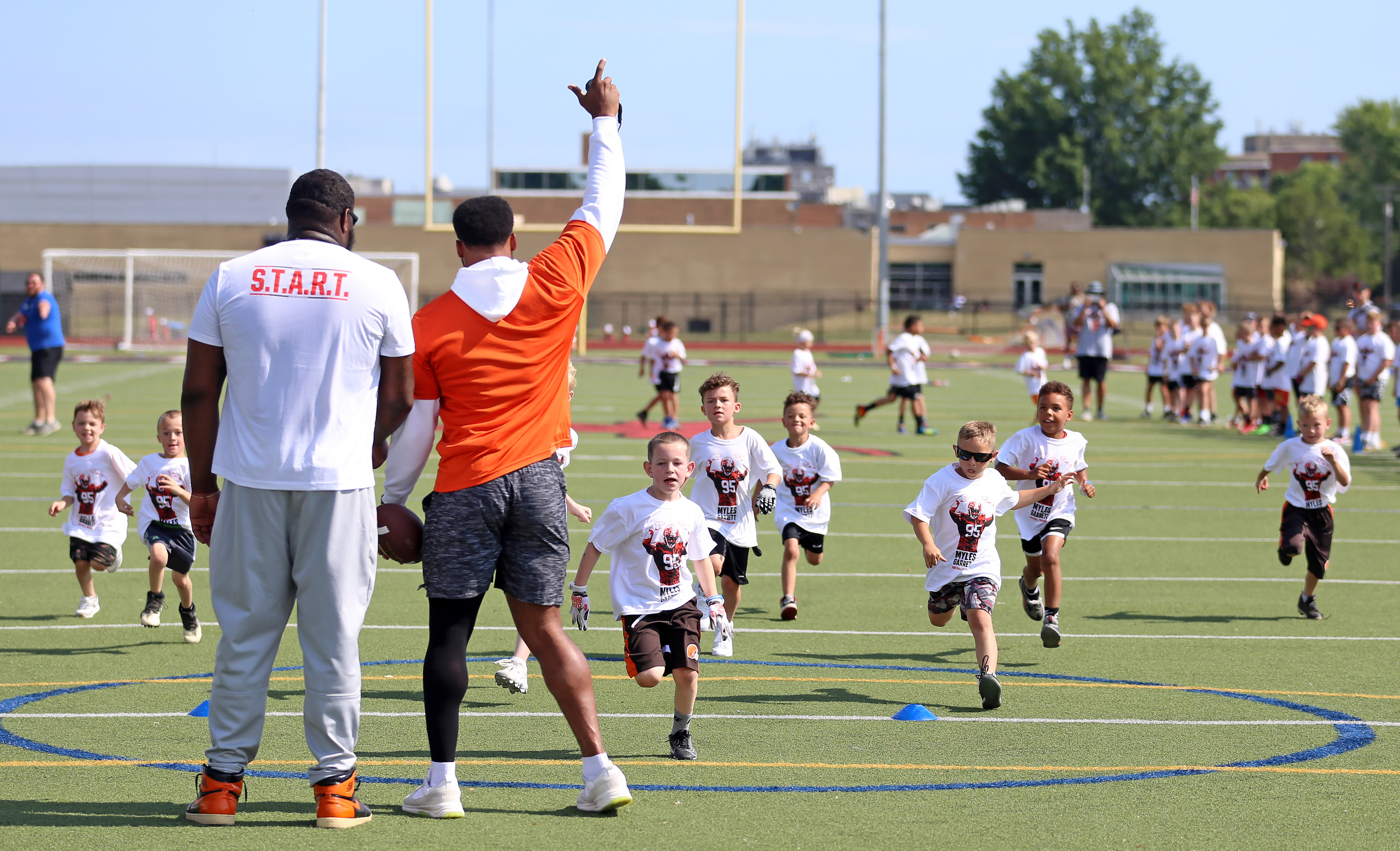 Myles Garrett Youth Football ProCamp, June 14, 2024 - cleveland.com