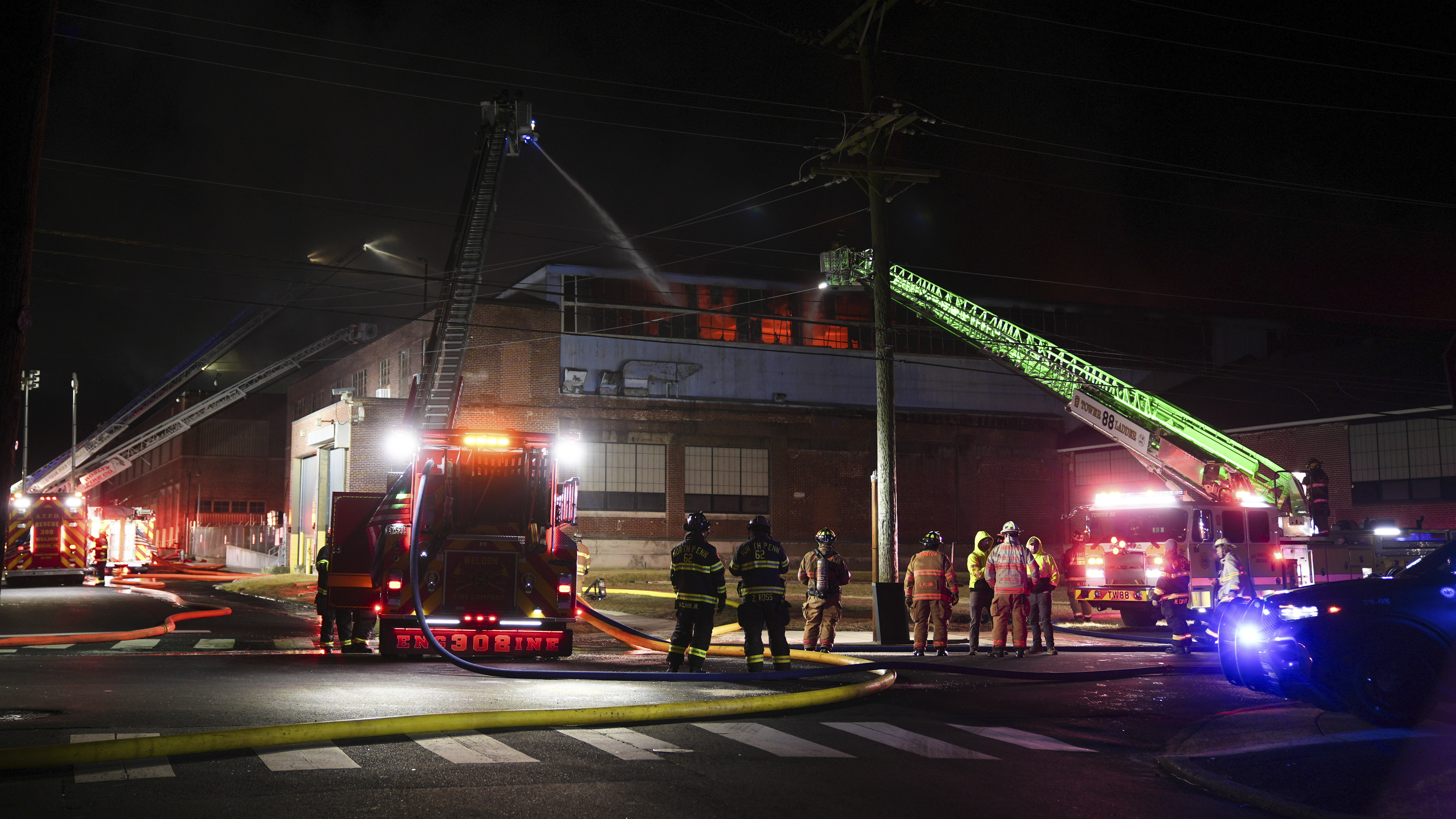 Fire at aerospace manufacturer facility in eastern Pa., February 2025 ...