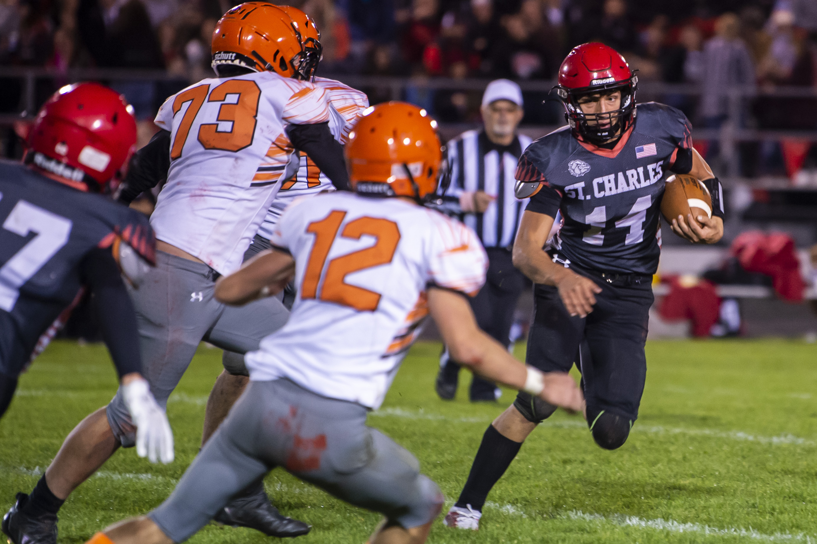 St. Charles football hosts Stockbridge featuring homecoming court ...