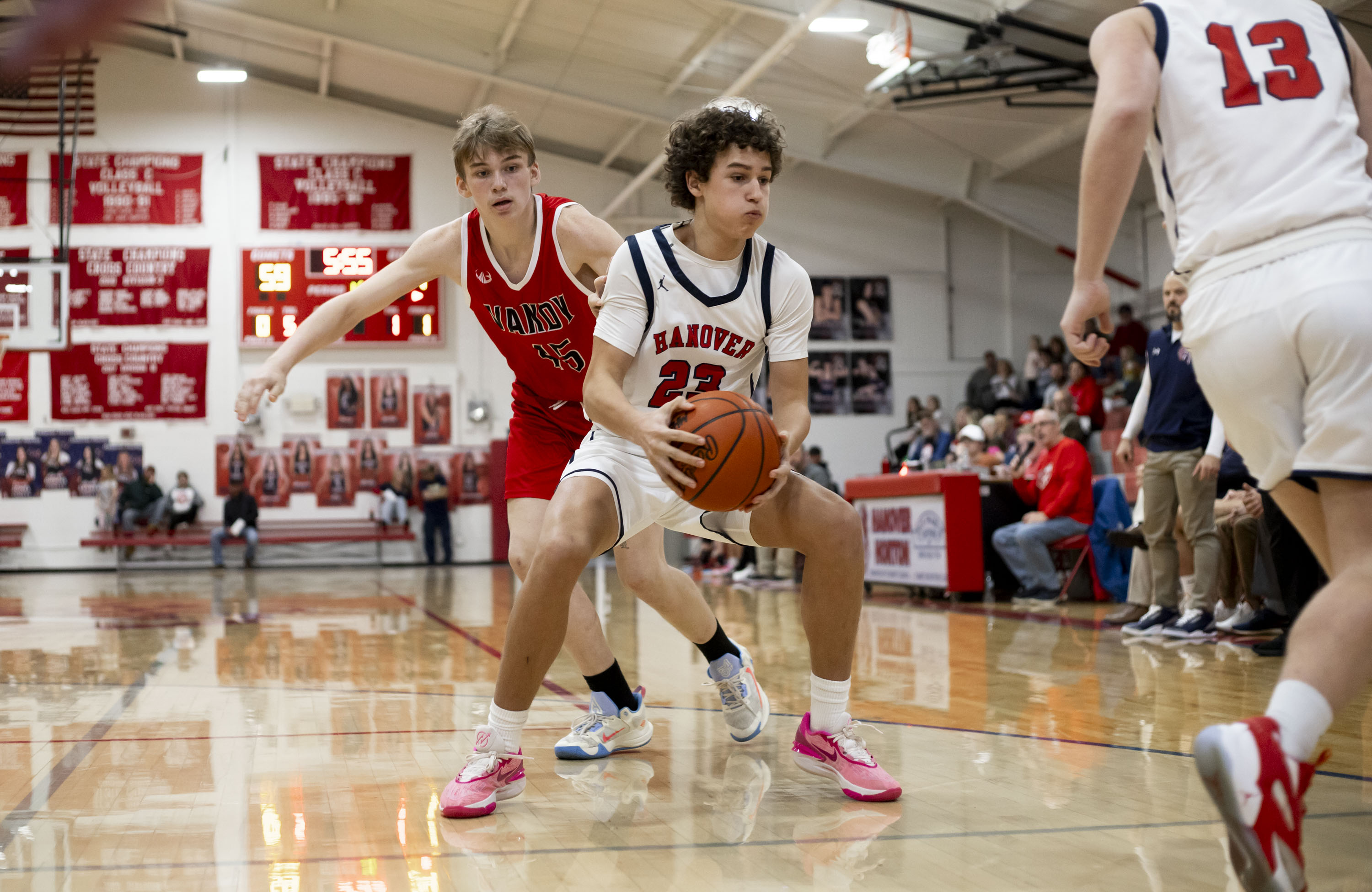 See photos as Hanover-Horton’s boys basketball defeats Vandercook Lake ...