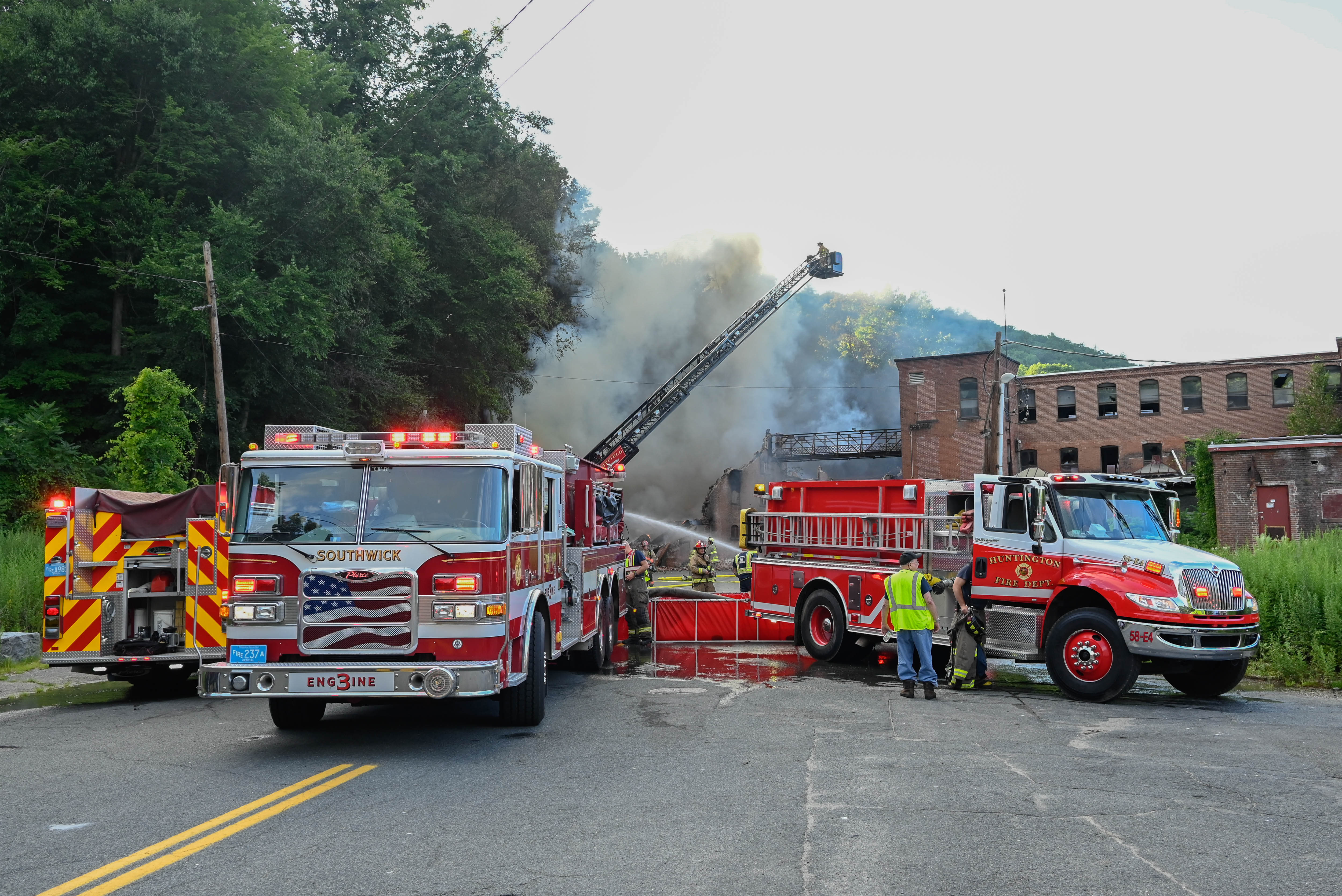 Strathmore Mill Fire in Russell - masslive.com