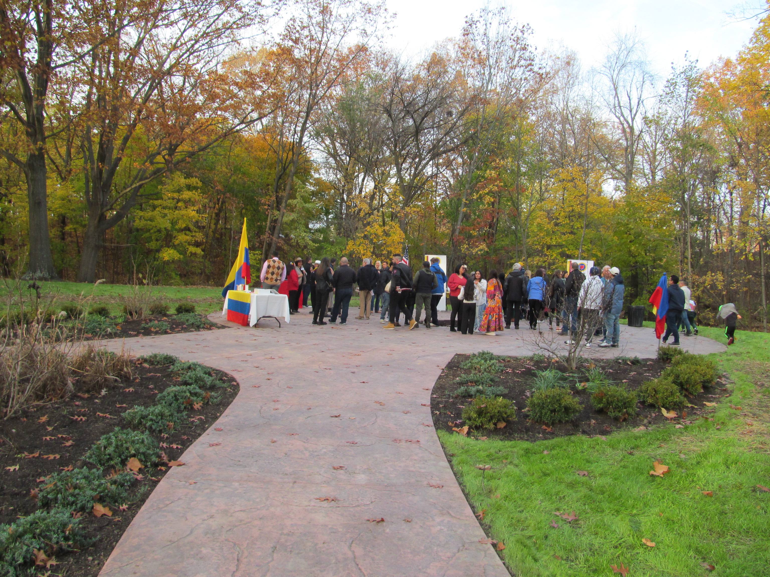 Colombian Cultural Garden dedication at the Cleveland Cultural Gardens ...