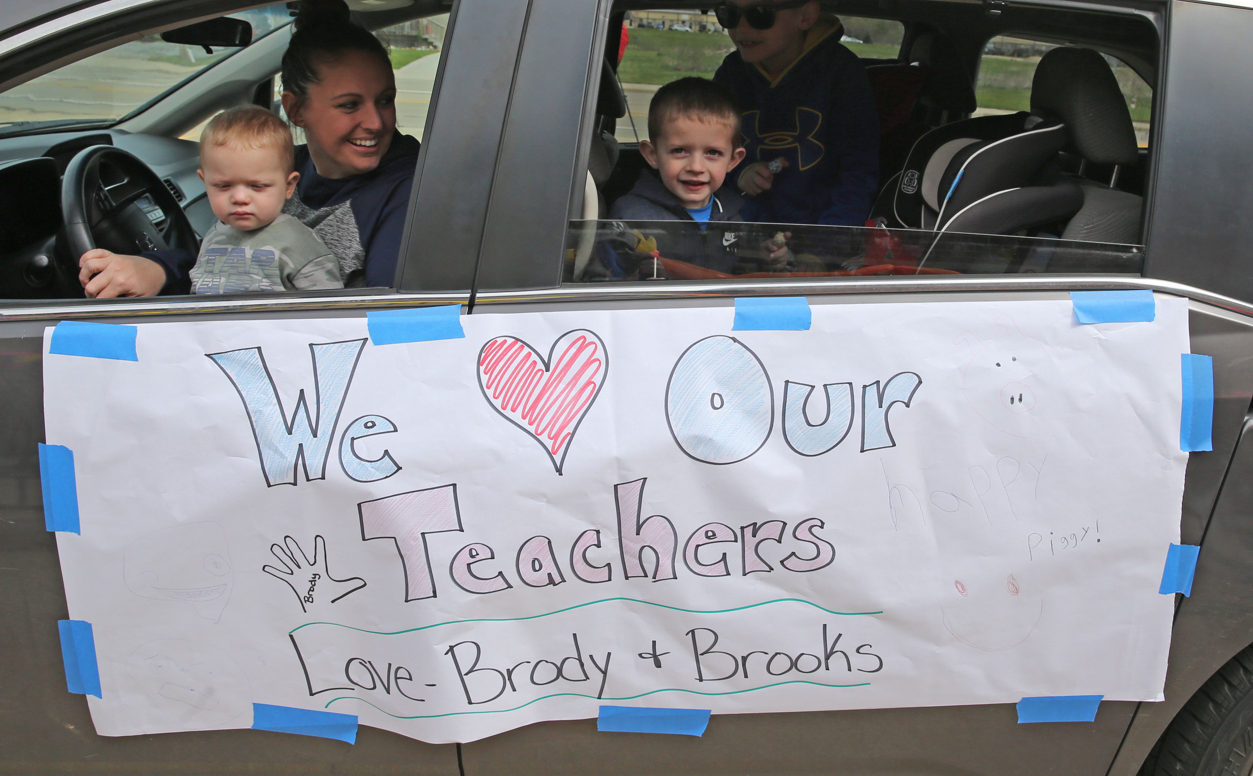 Teacher appreciation parade at Horizon Education Center in Berea, May 5 ...