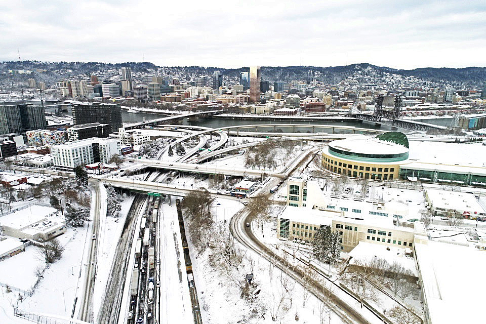Feb. 23, 2023 snow in Portland - oregonlive.com