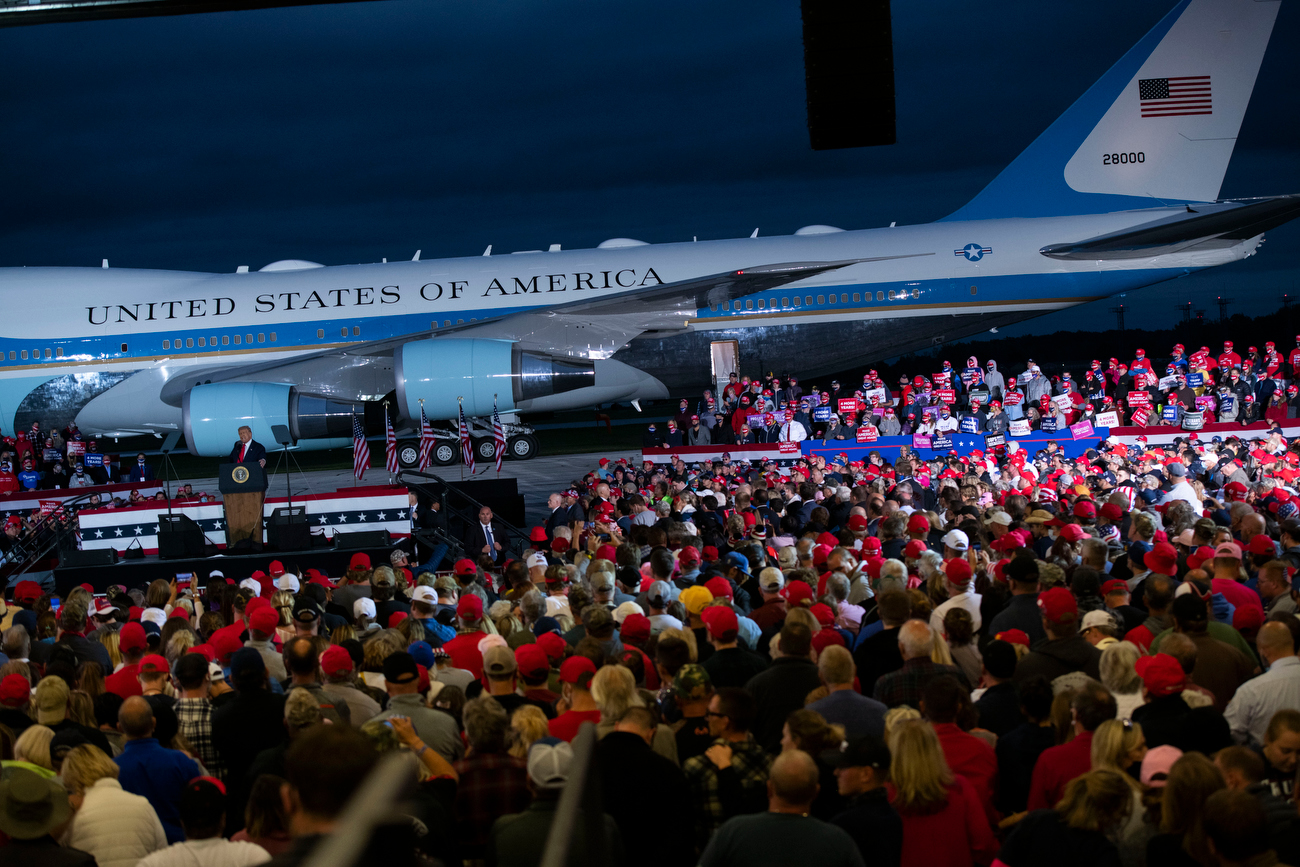 President Donald Trump campaigns in Freeland Michigan - mlive.com