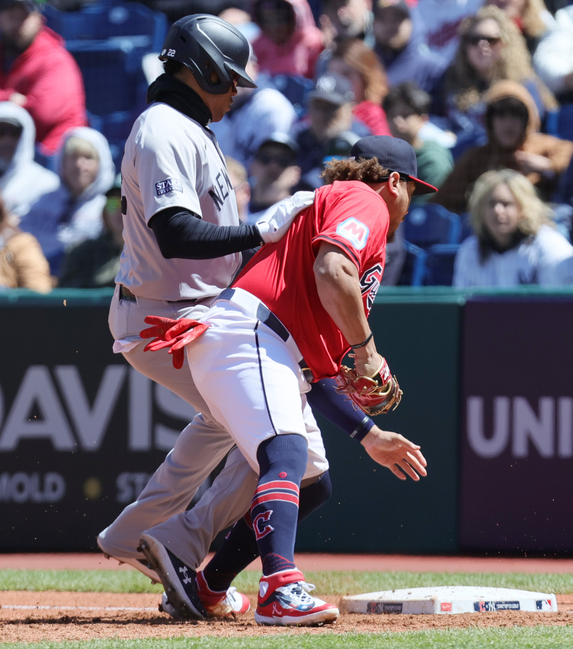 Cleveland Guardians vs. New York Yankees, game 1, April 13, 2024 ...