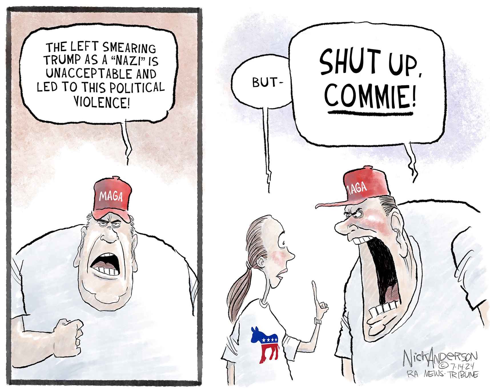 Editorial cartoons for July 21, 2024 - syracuse.com