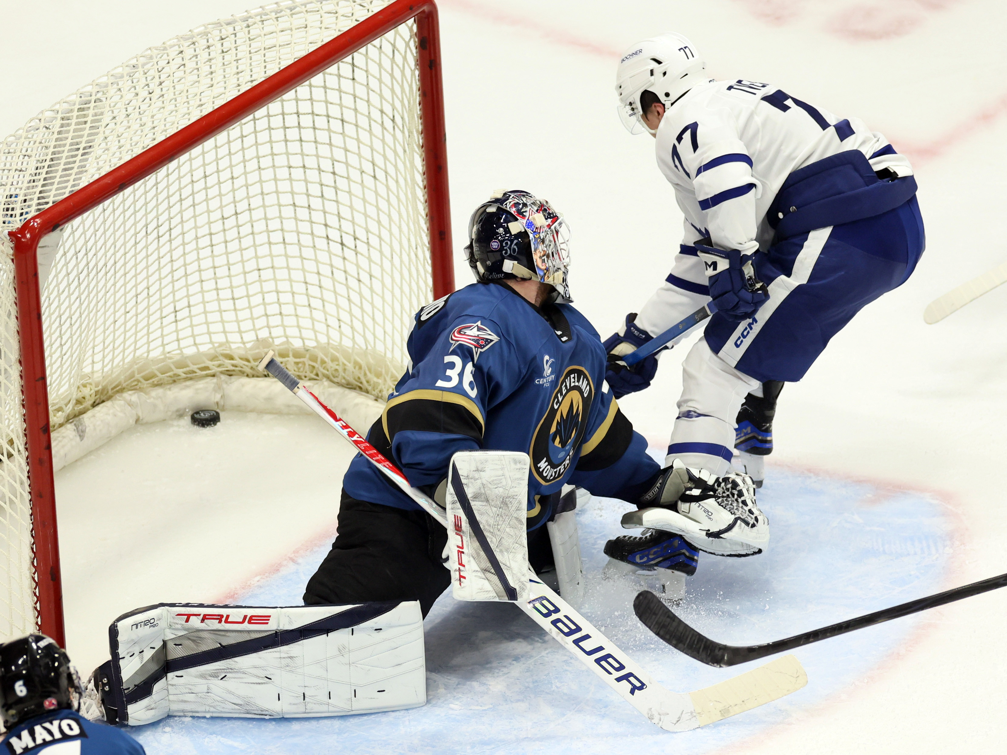 Cleveland Monsters vs. Toronto Marlies, Game 1 of the AHL Calder Cup ...