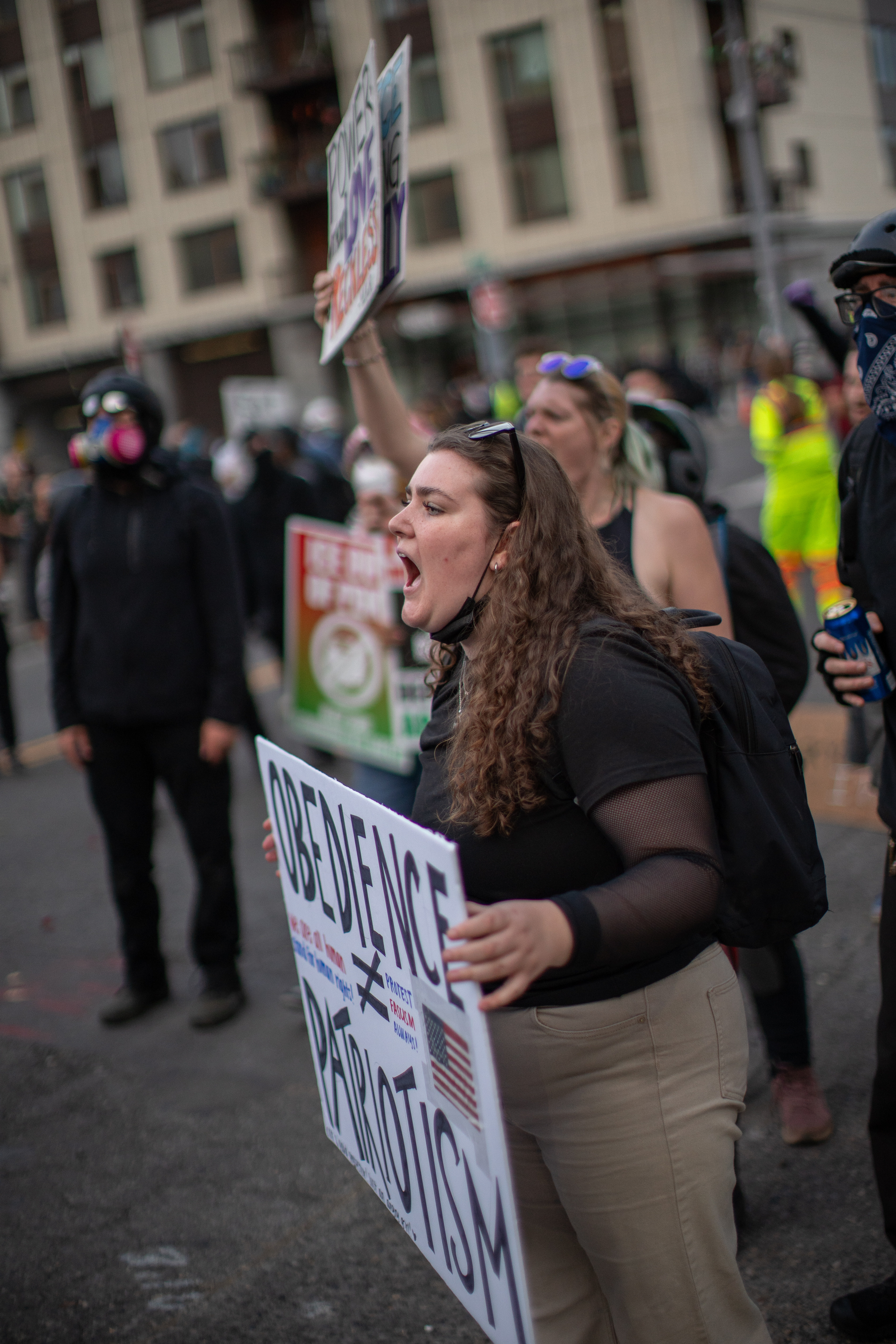 Portlanders take to the streets as Trump administration mobilizes ...