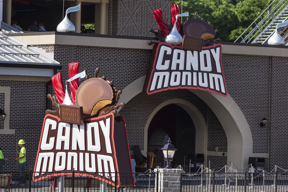 Candymonium roller coaster and Chocolatetown at Hersheypark - pennlive.com