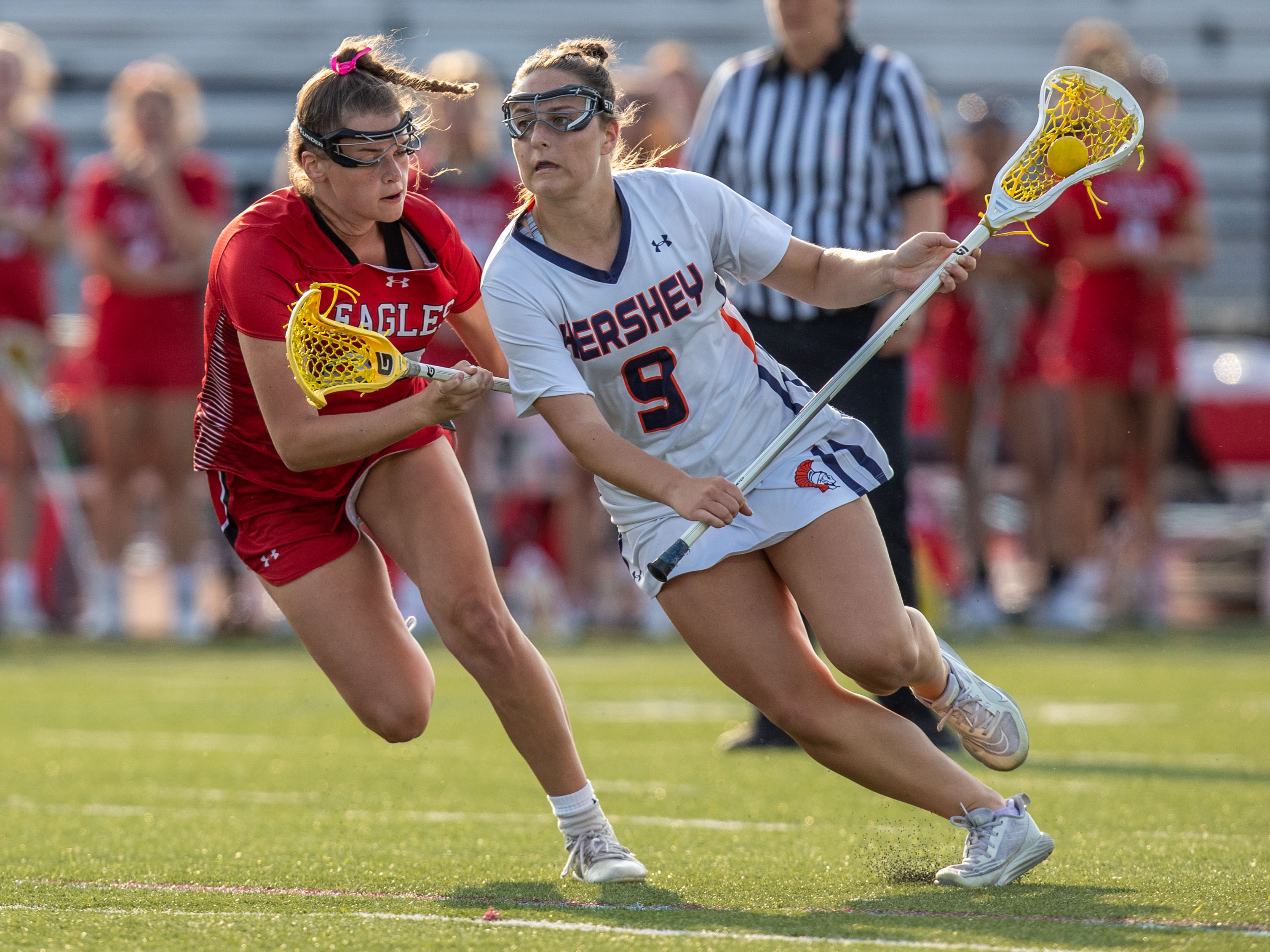 Hershey remains undefeated with a 12-5 win over CV for the Mid-Penn ...