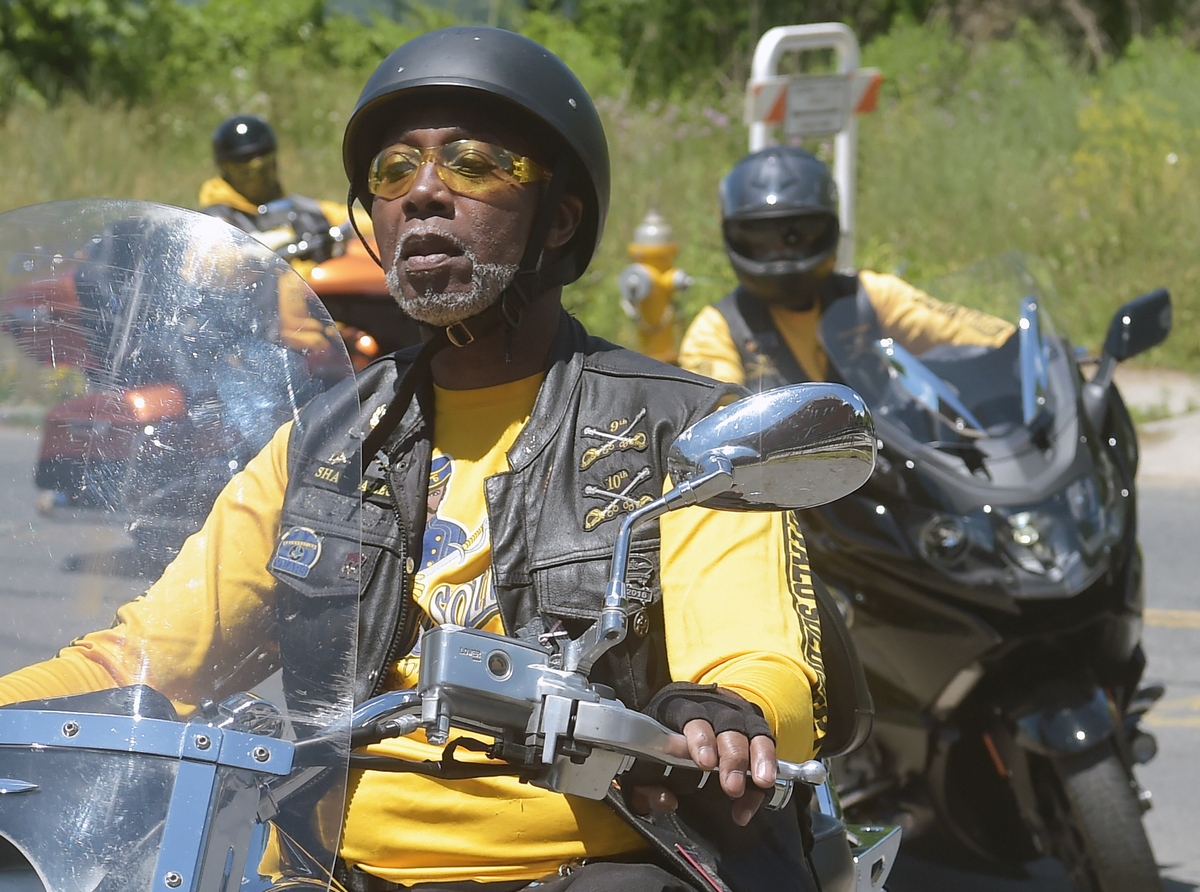 Buffalo Soldiers Motorcycle Club rides for peace and hope (Photos ...