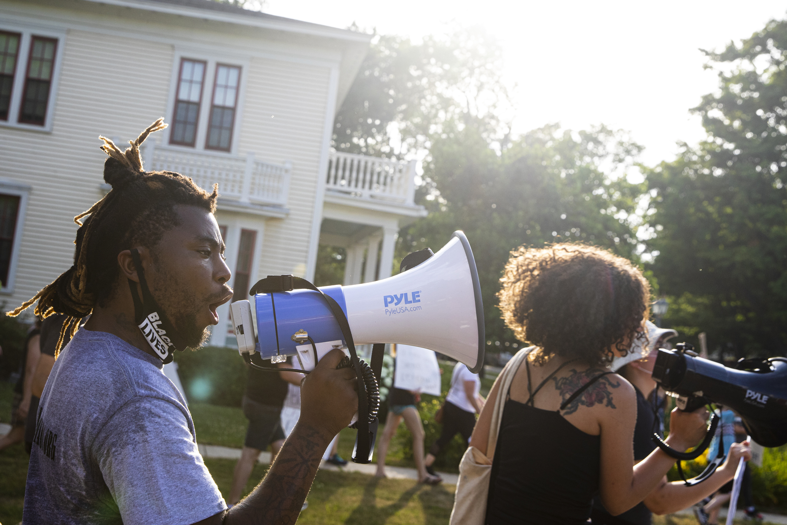 Local Kalamazoo activists march for change not violence - mlive.com