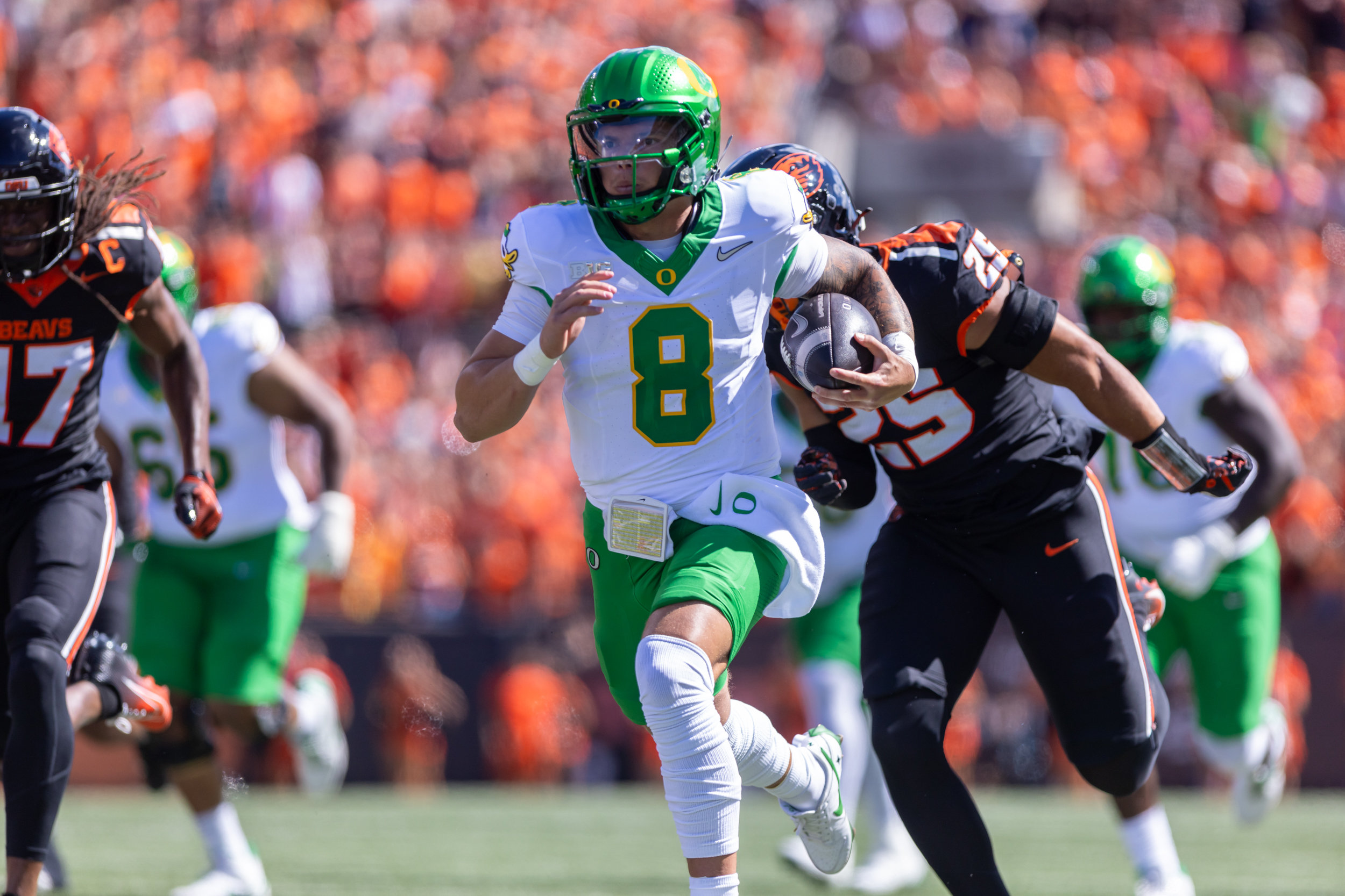 No. 9 Oregon Ducks vs. Oregon State Beavers: Sept. 14, 2024 ...