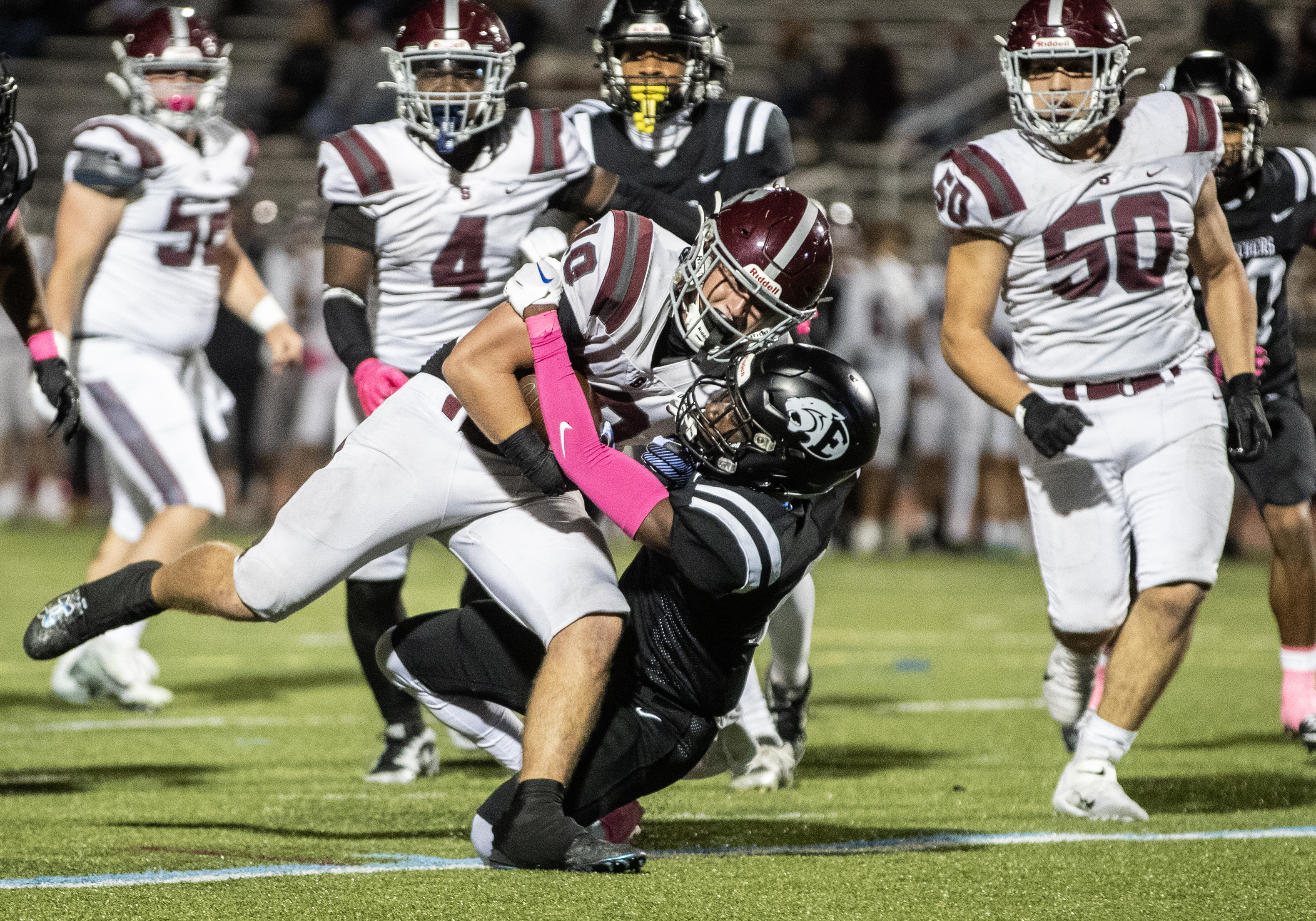 Central Dauphin East vs State College in high school football ...