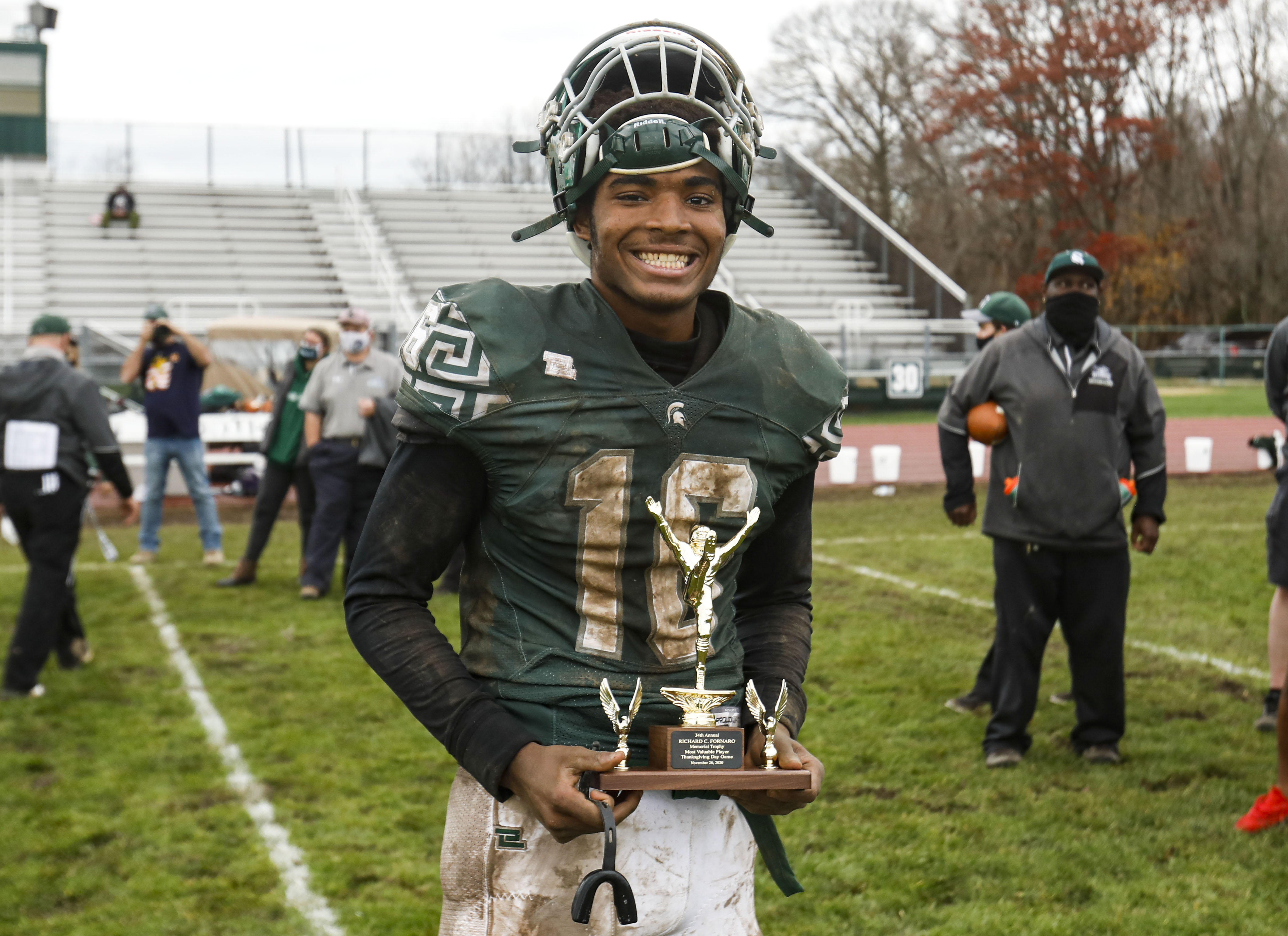 Steinert vs. Hamilton West in Thanksgiving Day football on November 26 ...