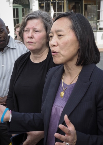 State Economic Secretary Yvonne Hao tours Northampton and the Iron ...