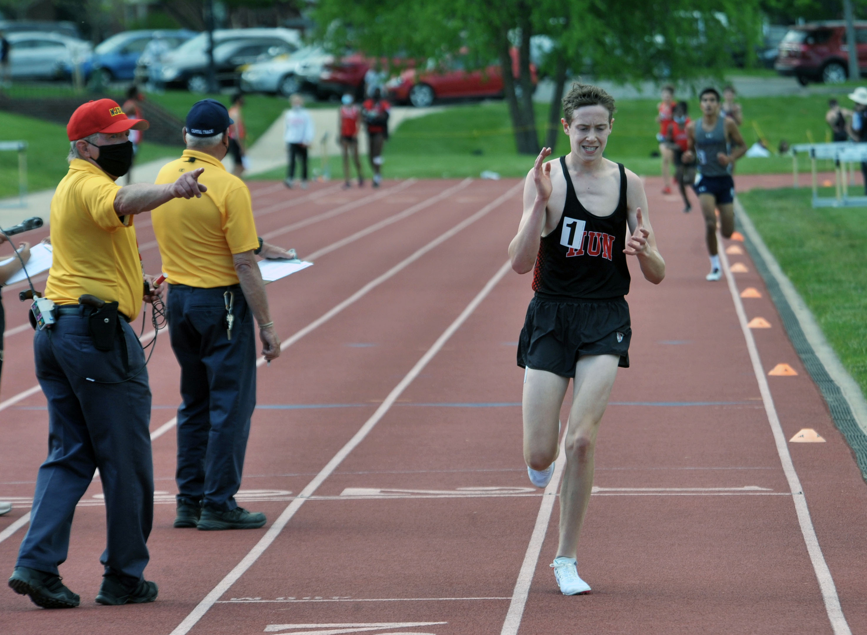 High School Prep A Track Meet at Peddie School in Hightstown N.J. on 5 ...