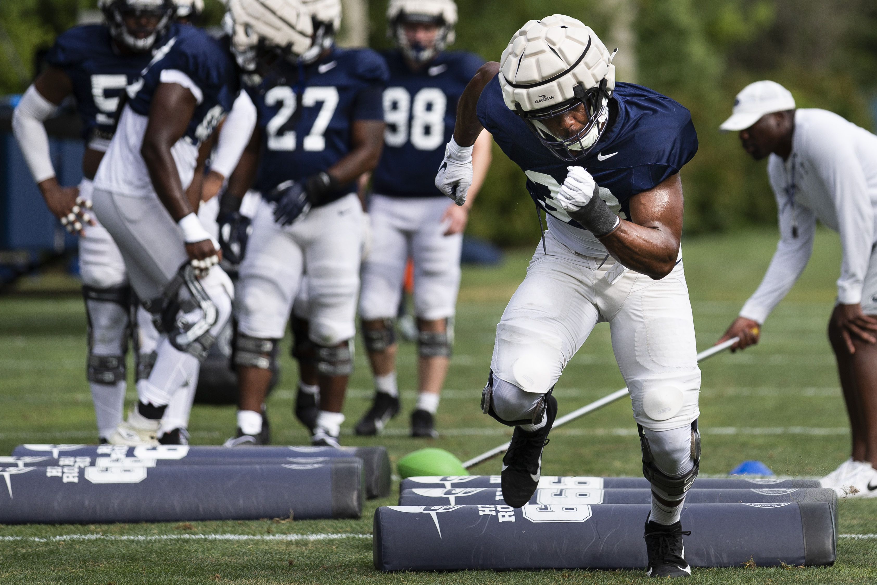 Penn State defenders in action at Wednesday practice - pennlive.com