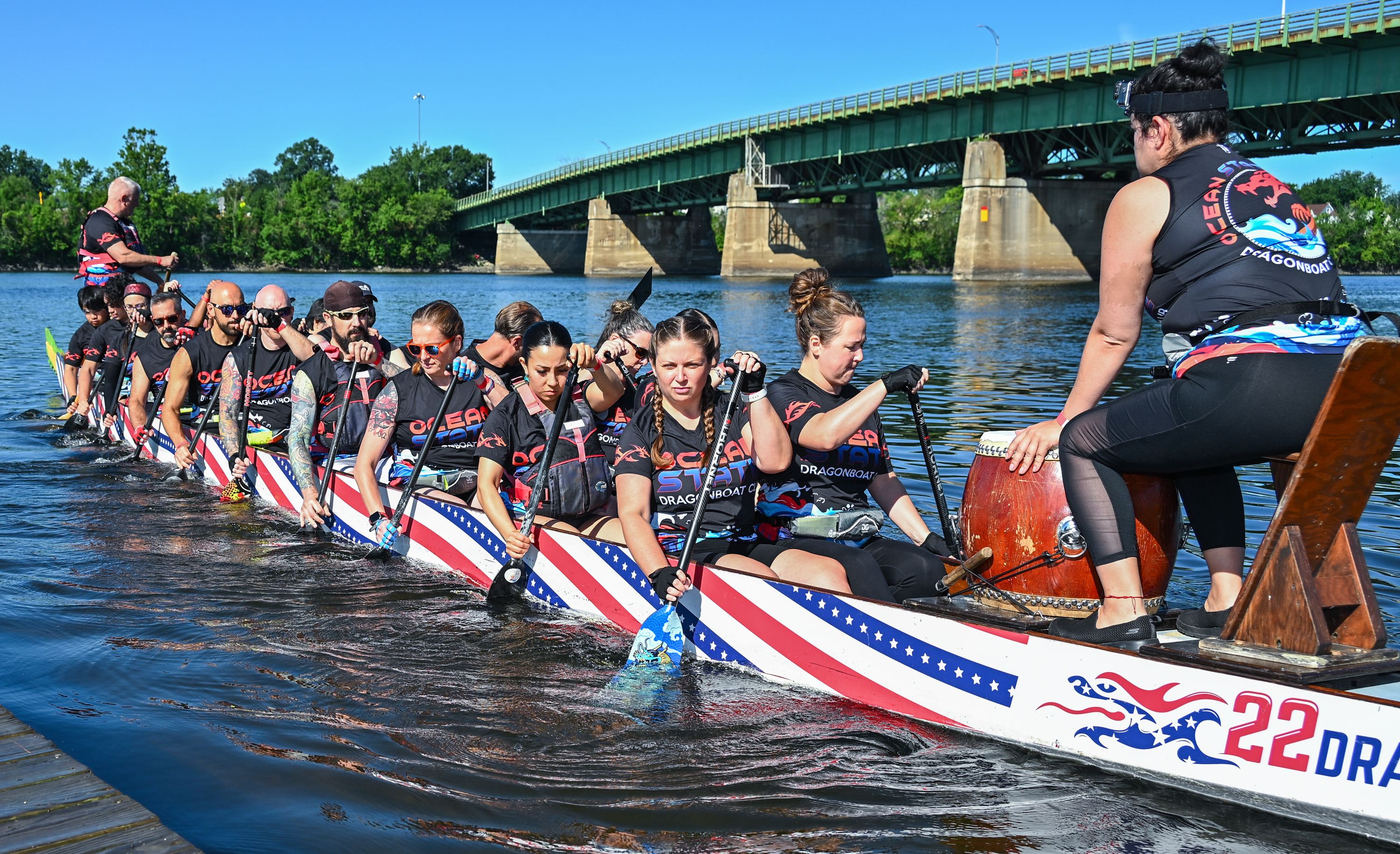 Dragon boats compete on Connecticut River - masslive.com