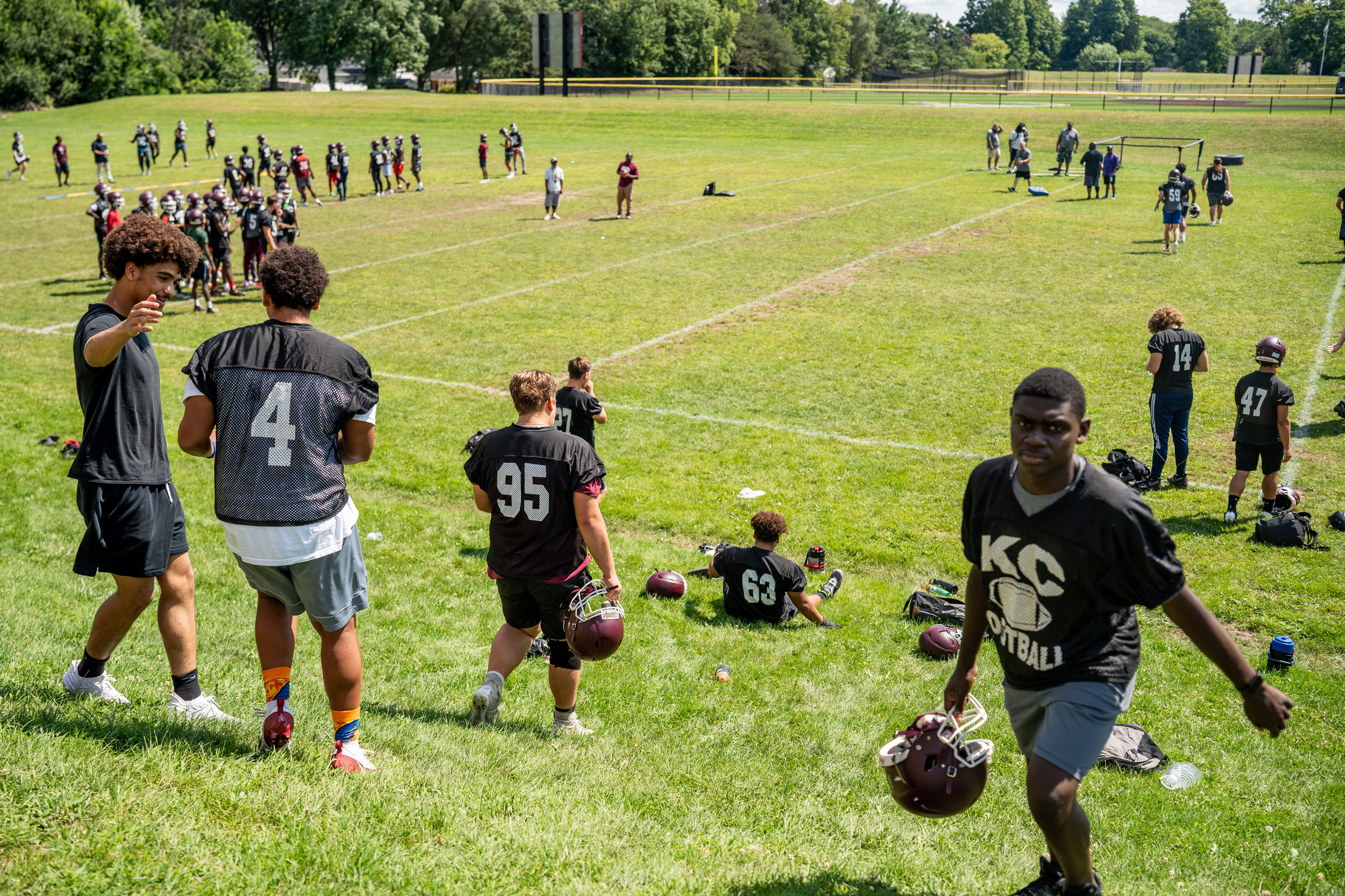 Kalamazoo Central hits the field for first day of practice - mlive.com