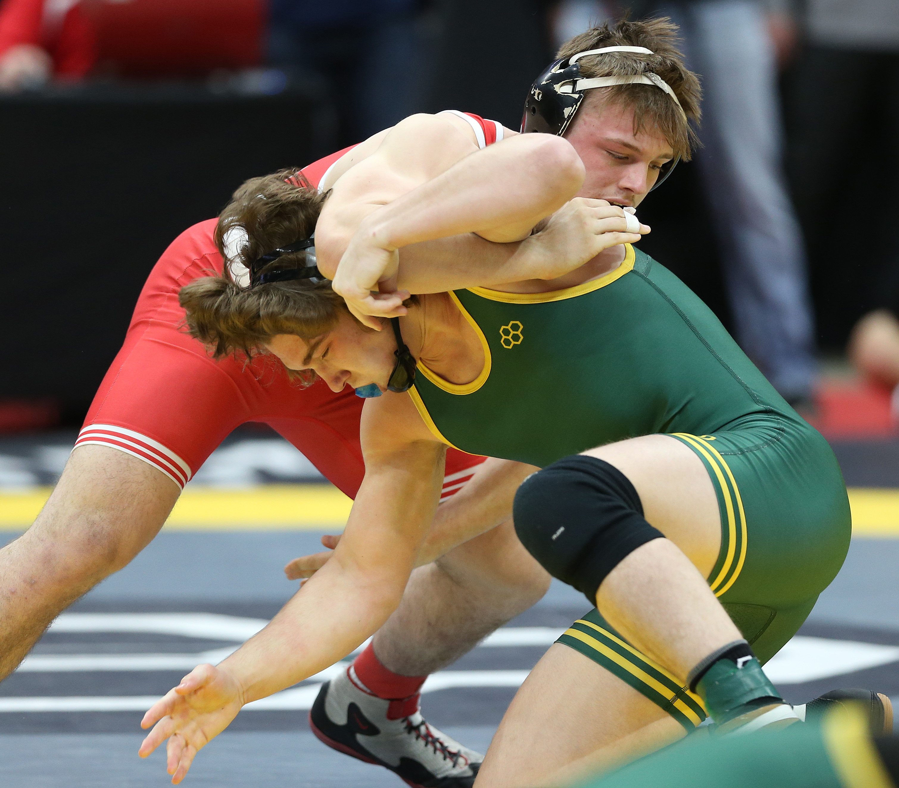 D1 state high school wrestling tournament semifinals, March 11, 2023 ...