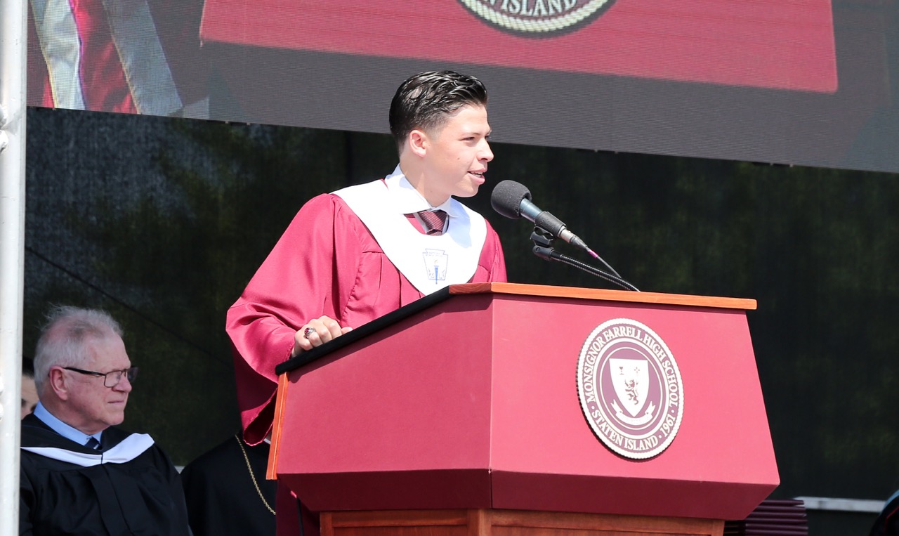 Monsignor Farrell High School graduates 207 students - silive.com