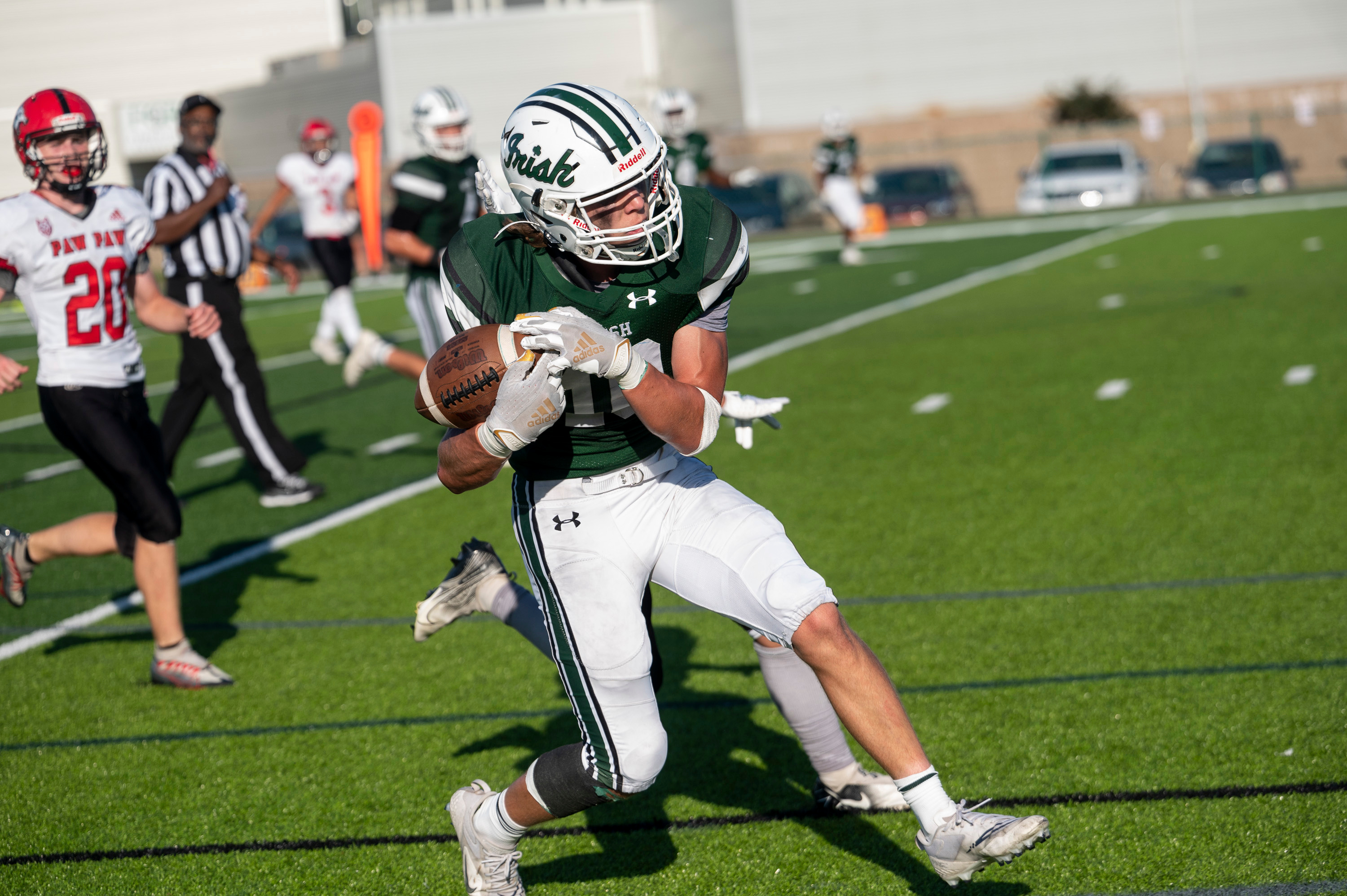 Ann Arbor Father Gabriel Richard vs. Paw Paw high school football ...
