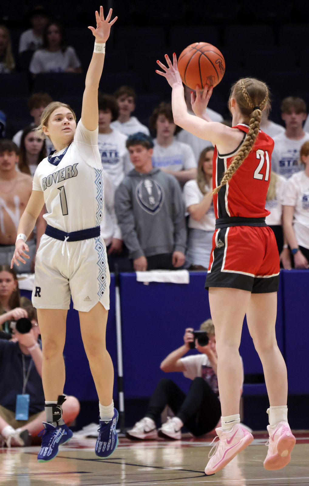 Rootstown vs Columbus Grove, Div VI, girl's basketball finals ...