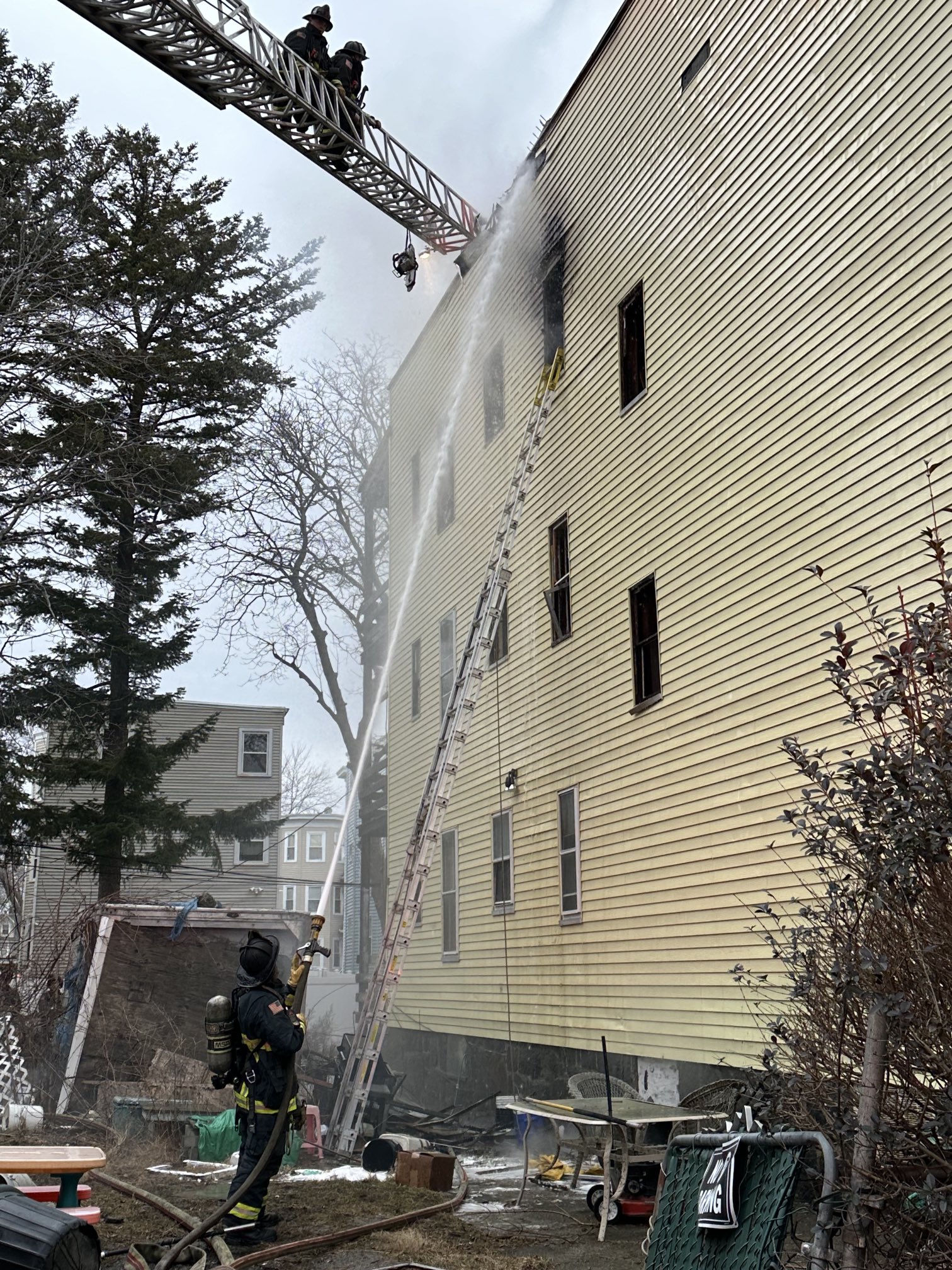 Two different fires erupt in Boston early Saturday - masslive.com