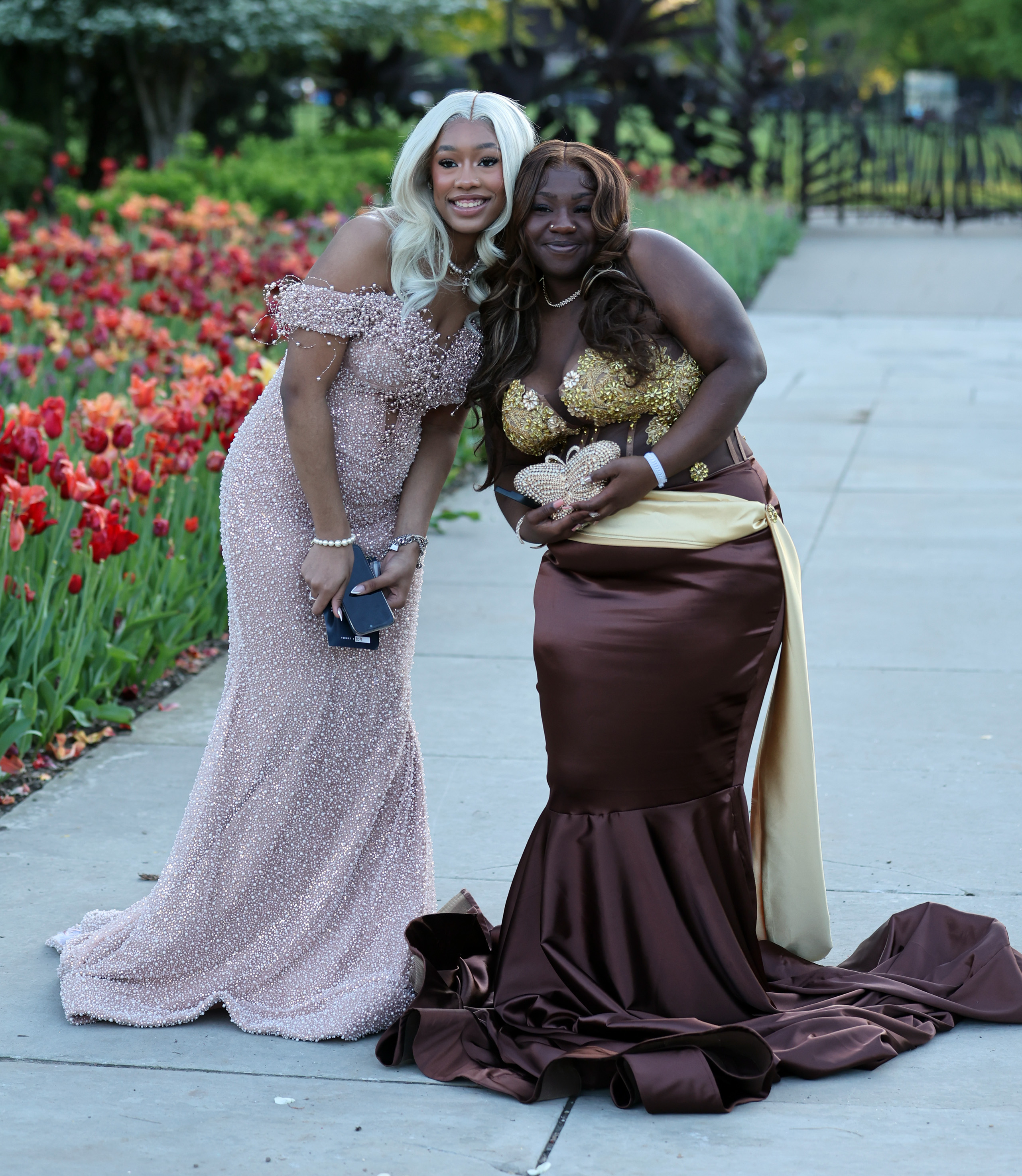 Euclid high school prom at the Cleveland Botanical Gardens, May 9, 2025 ...