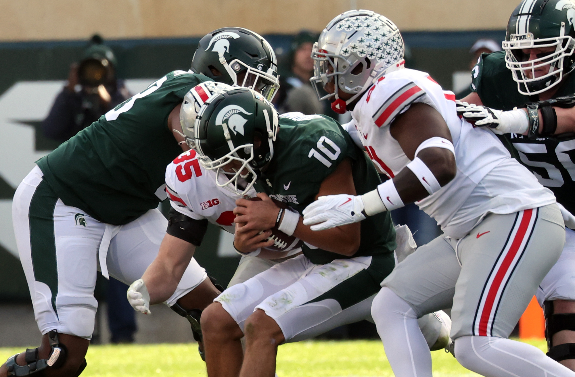 Ohio State Buckeyes at Michigan State Spartans, October 8, 2022 ...