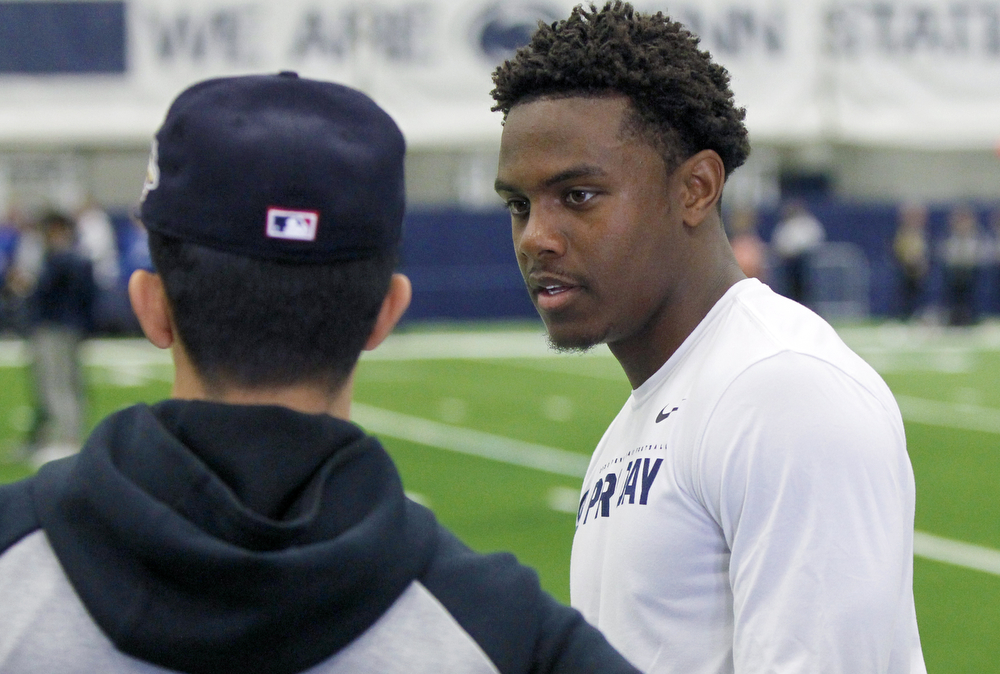 Nazareth grad Jahan Dotson participates in Pro Day at Penn State ...