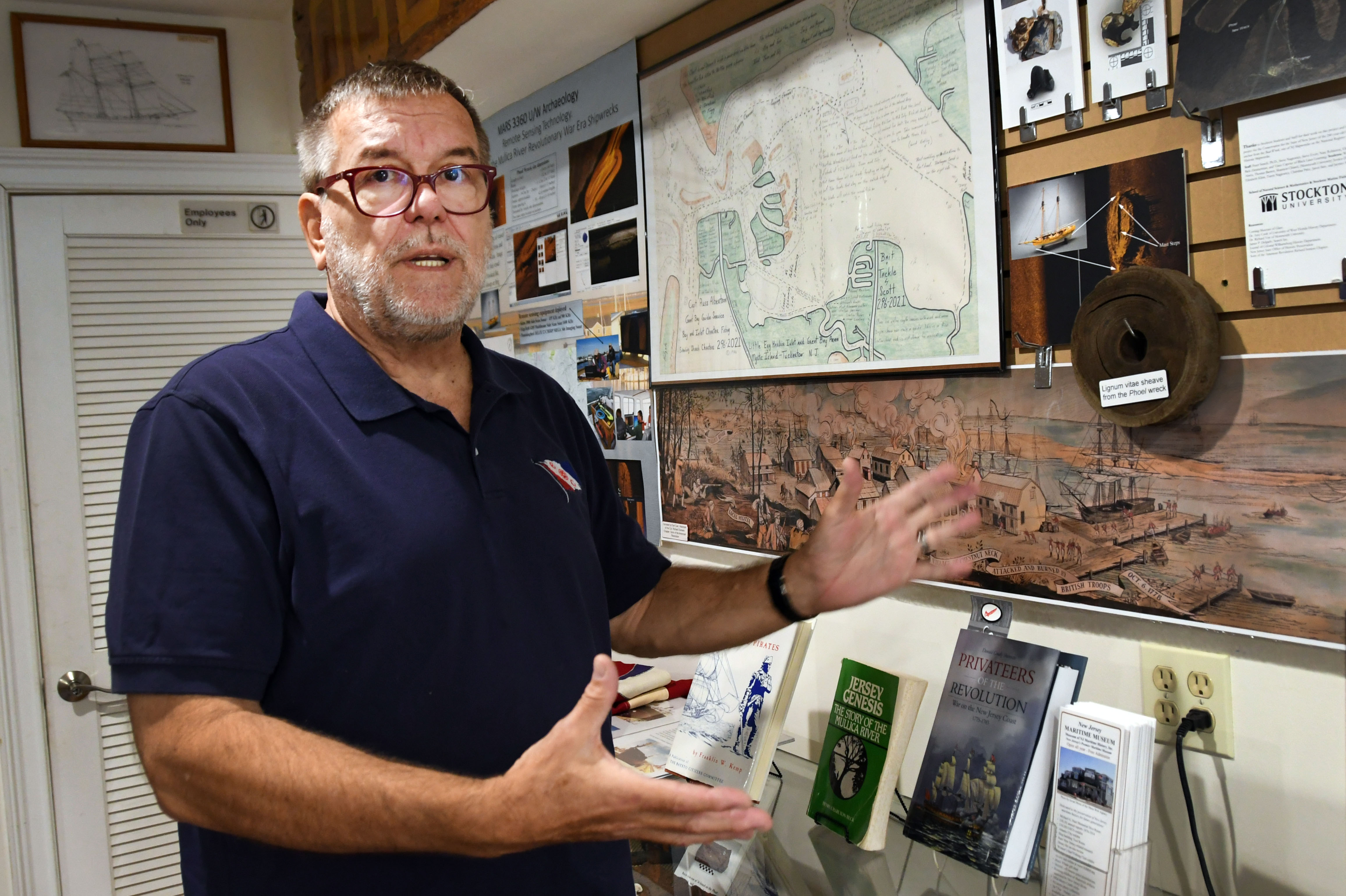 Revolutionary Wars shipwreck artifacts on display at NJ Maritime Museum ...