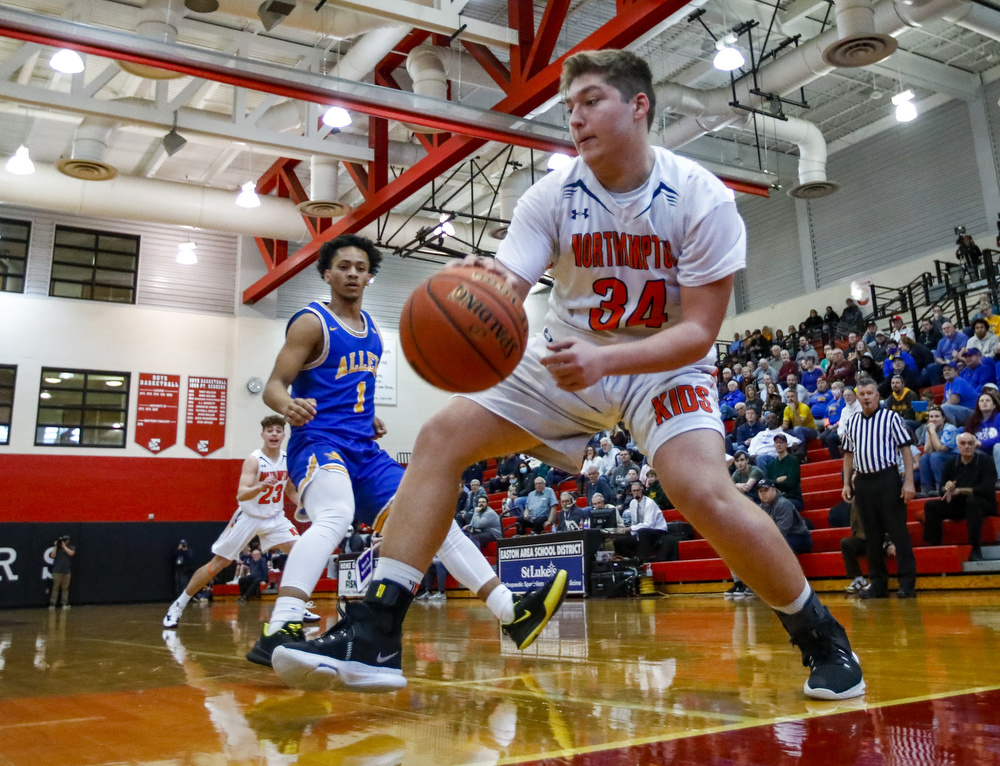 Northampton vs. Allen in District 11 Class 6A boys basketball ...