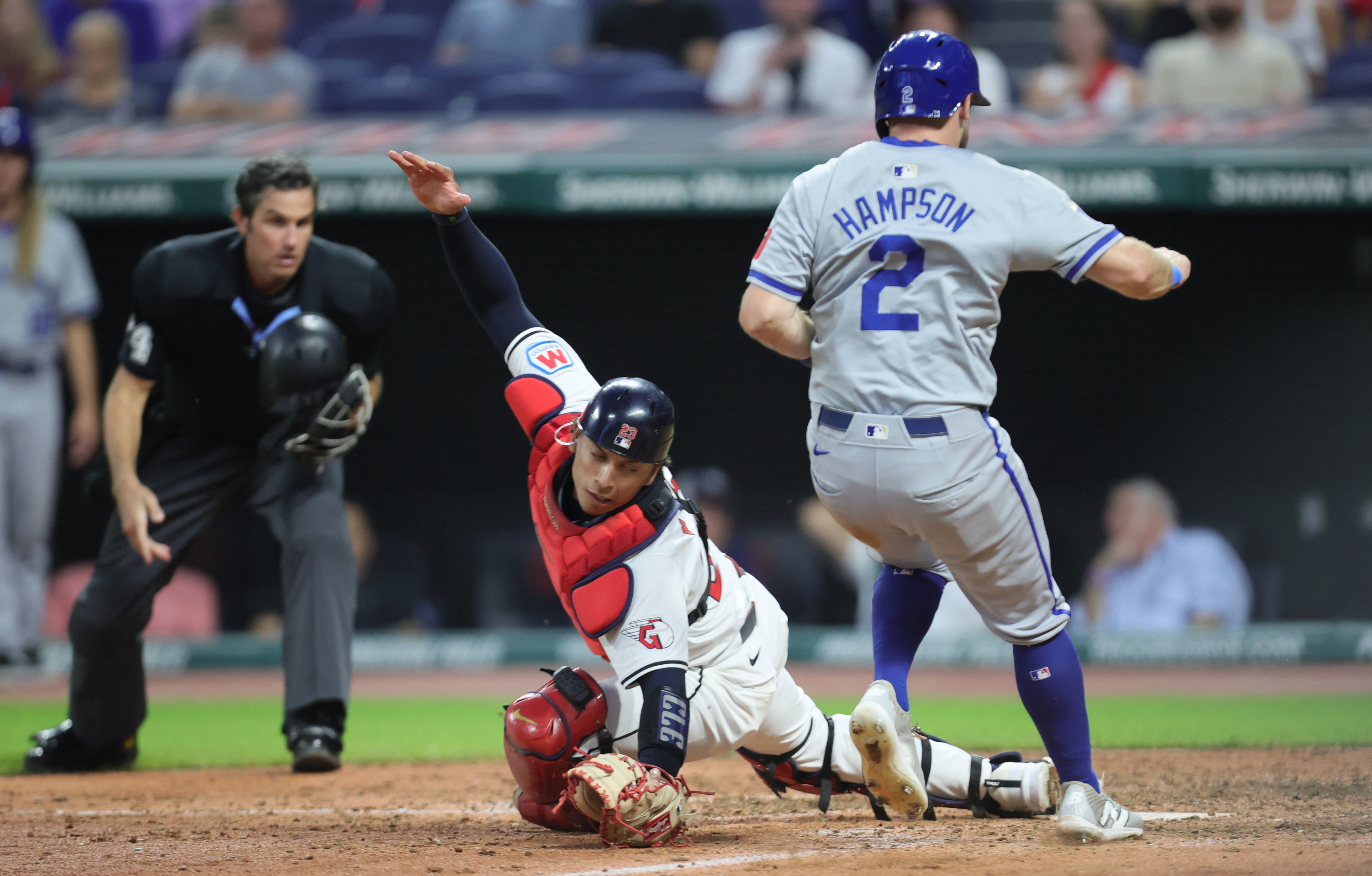 Cleveland Guardians vs. Kansas City Royals in game 2 of a double header ...