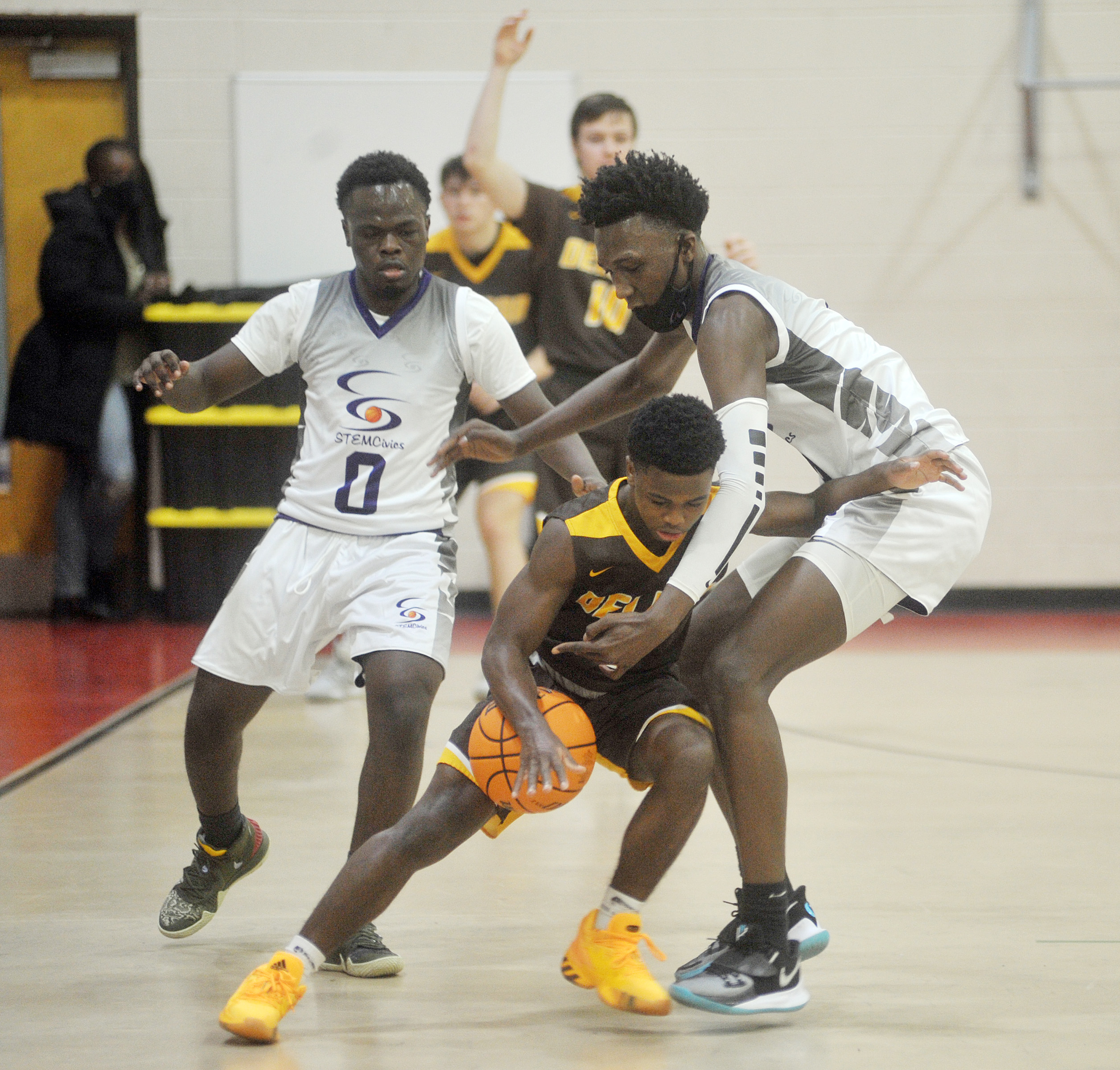 High School Boys Basketball Delran High School at Stem Civic on 1-27 ...