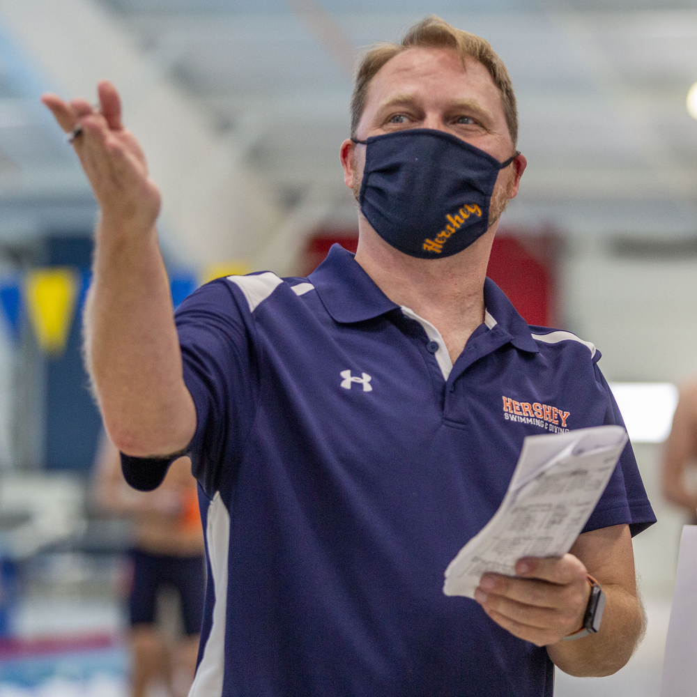 Hershey takes on State College and Palmyra in triple dual swim meet ...