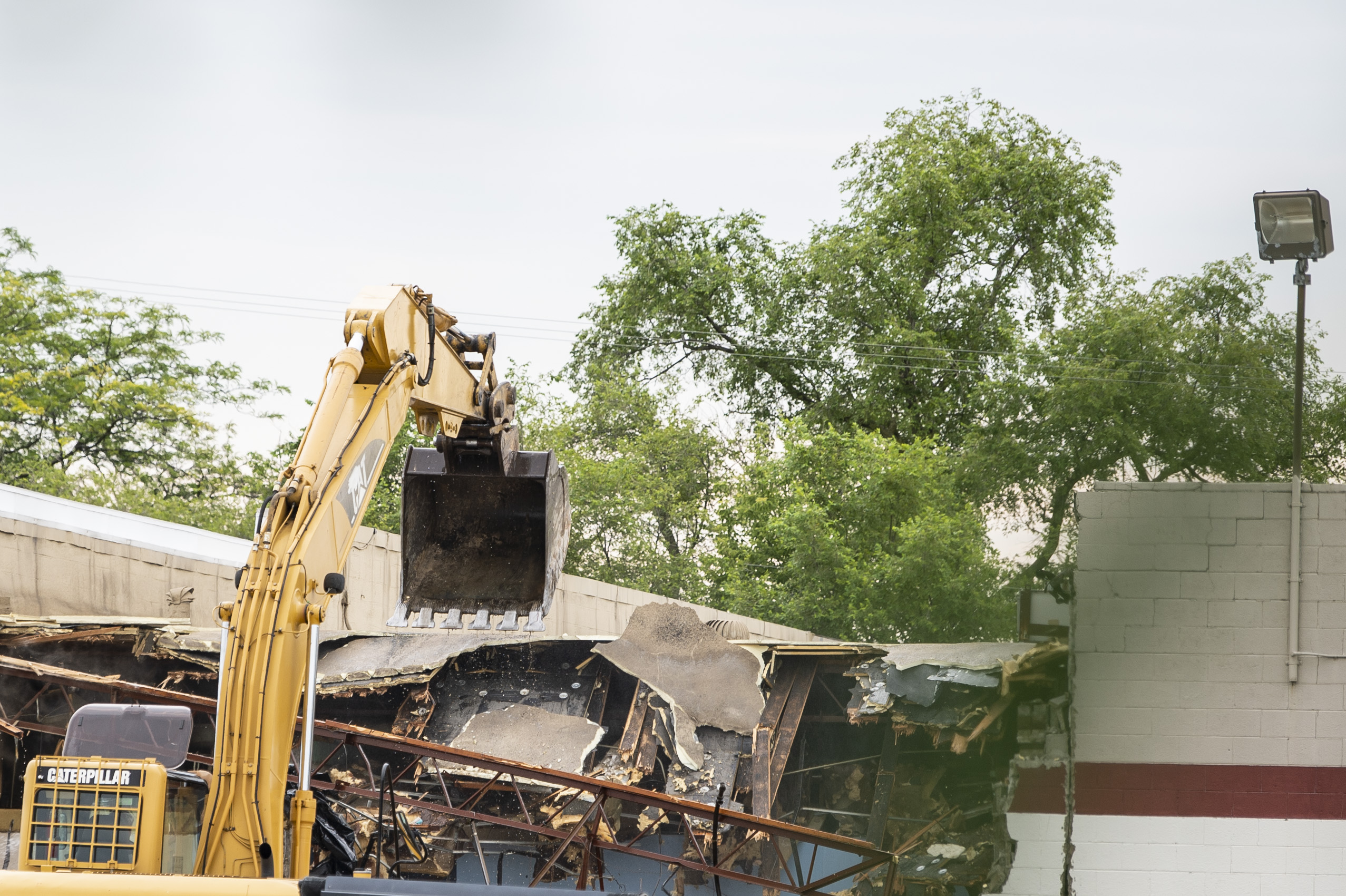 Saginaw's State Lanes demolition begins - mlive.com