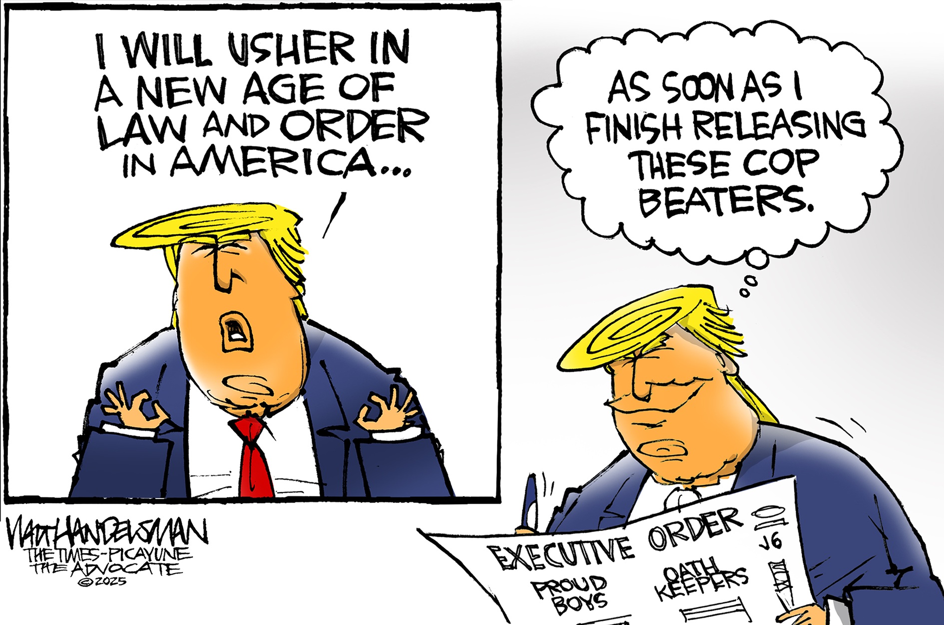 Editorial cartoons for Jan. 26, 2025 - cleveland.com