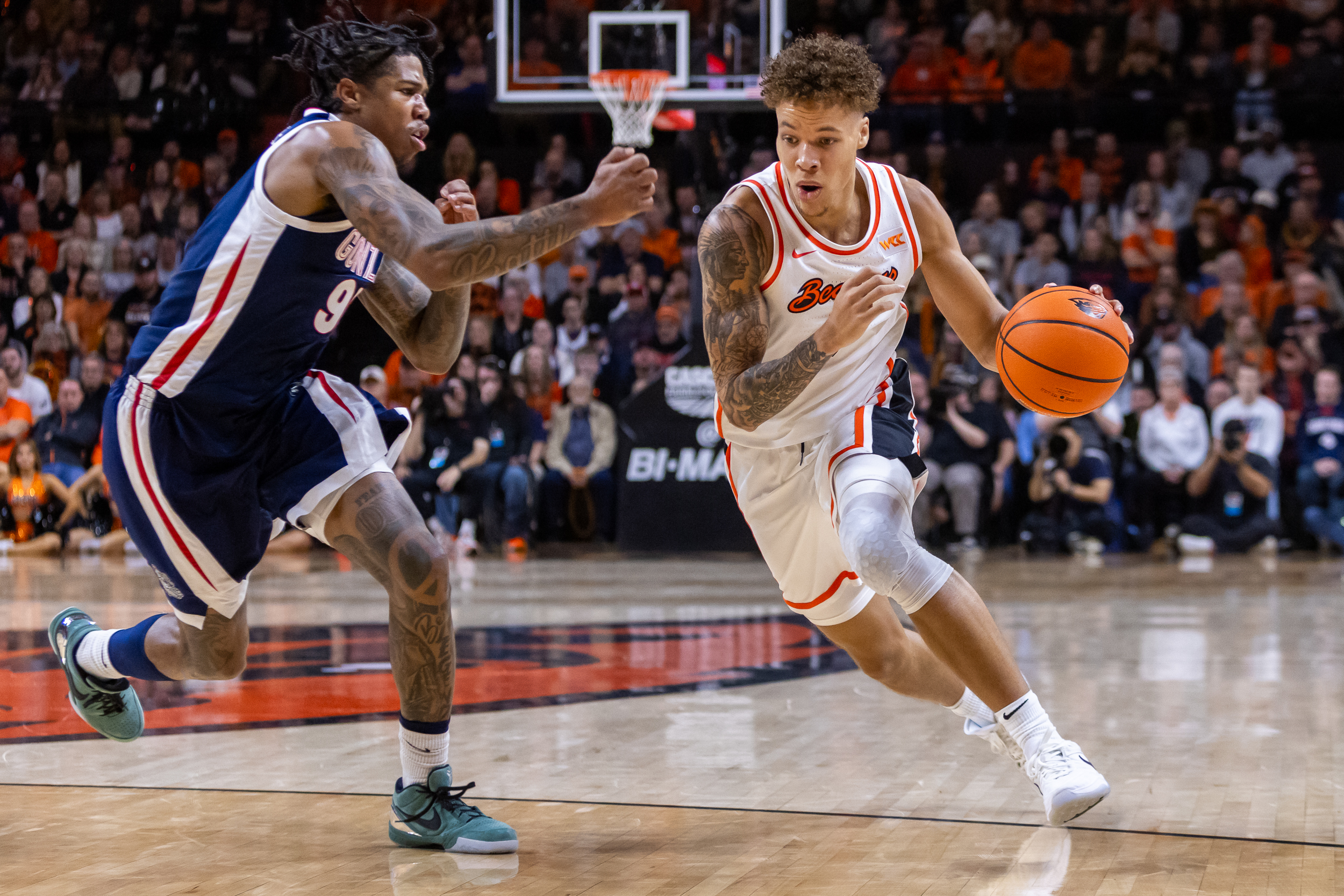 Oregon State men's basketball vs. No. 16 Gonzaga: Jan. 16, 2025 ...