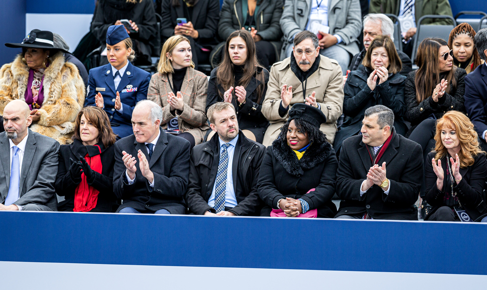 Gov. Shapiro meets with new Pa House Speaker Joanna McClinton ...